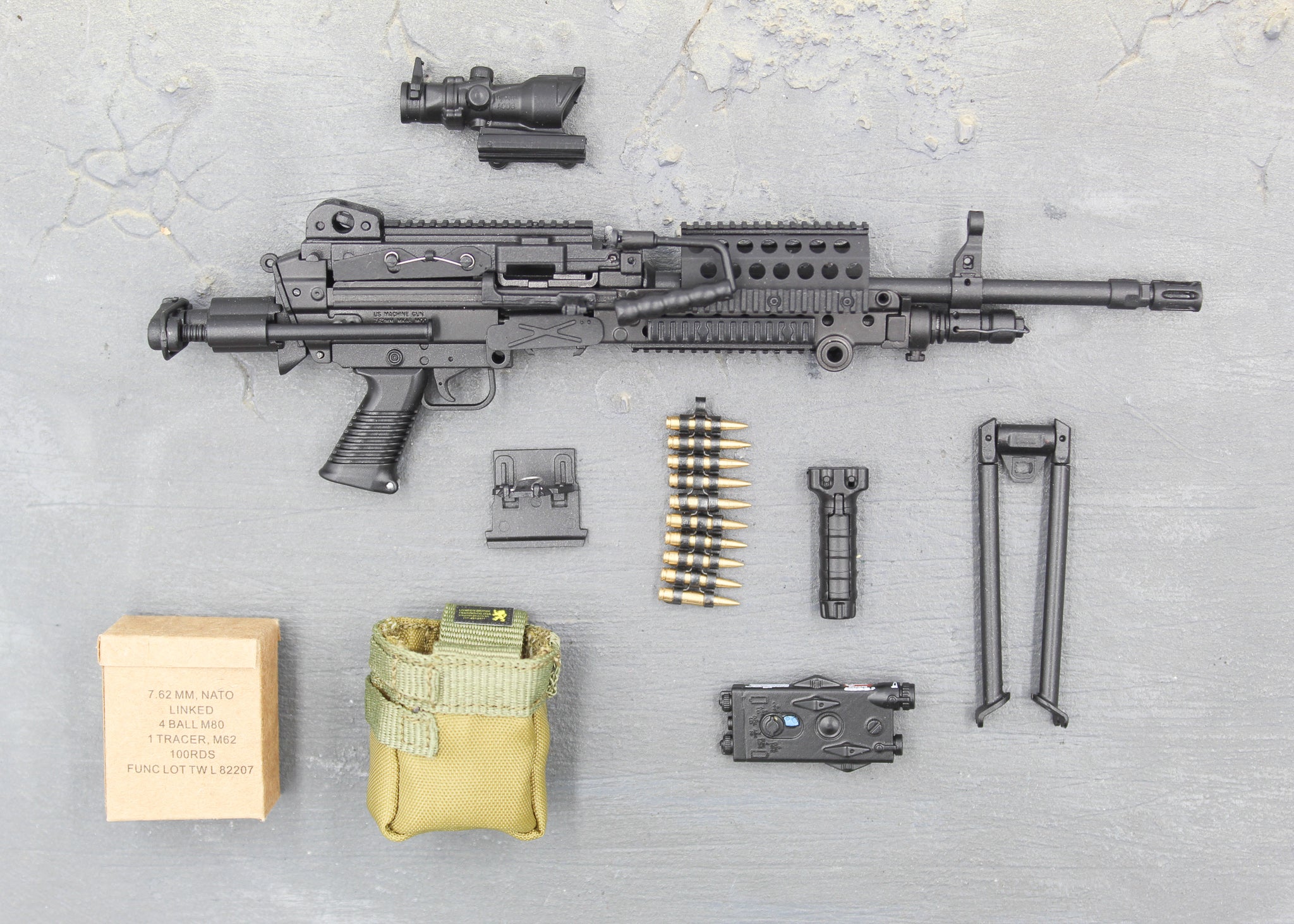 Marc A. Lee - Seal Team 3 - MK48 LMG & Accessory Set – BlackOpsToys