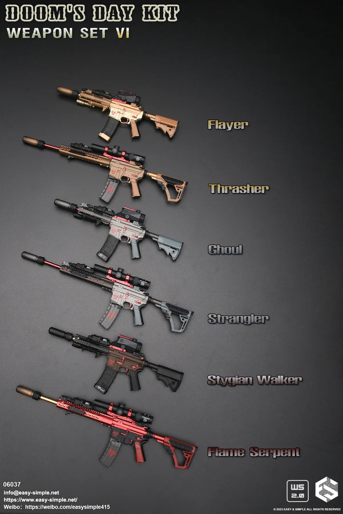 Doom's Day Weapon Set VI 6-Pack Combo - MINT IN BOX – BlackOpsToys
