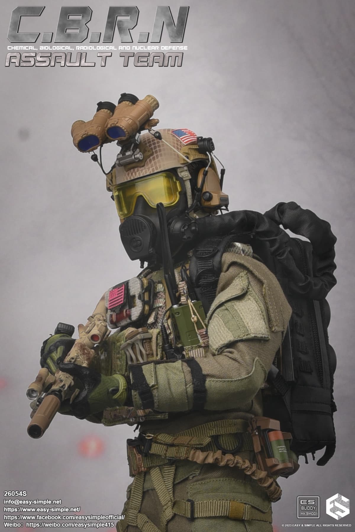 C.B.R.N Assault Team Version S - MINT IN BOX - 26054S – BlackOpsToys