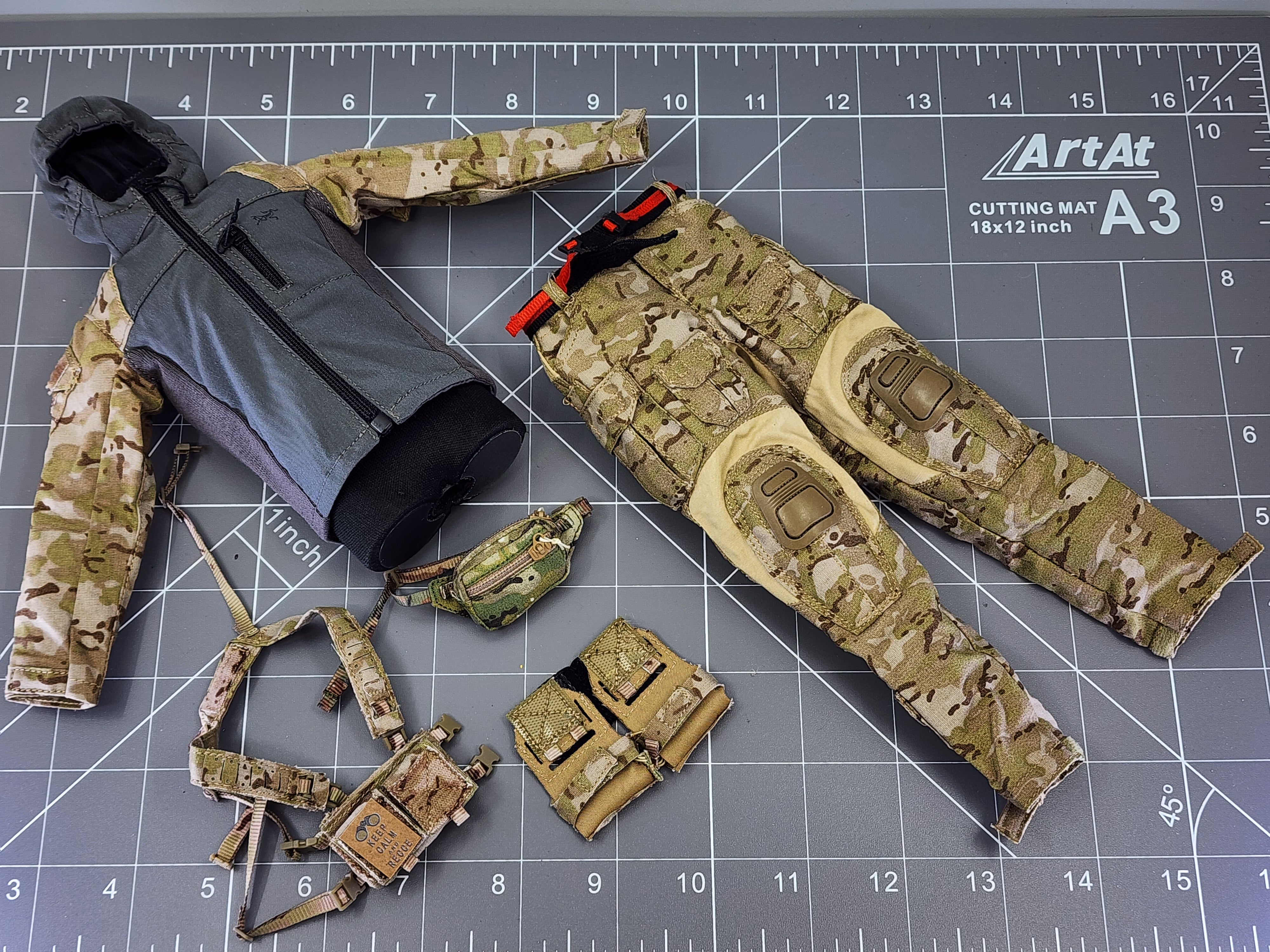 BAM 1/6 Arid Multicam Camo Combat Uniform Keep Calm And RECCE ...