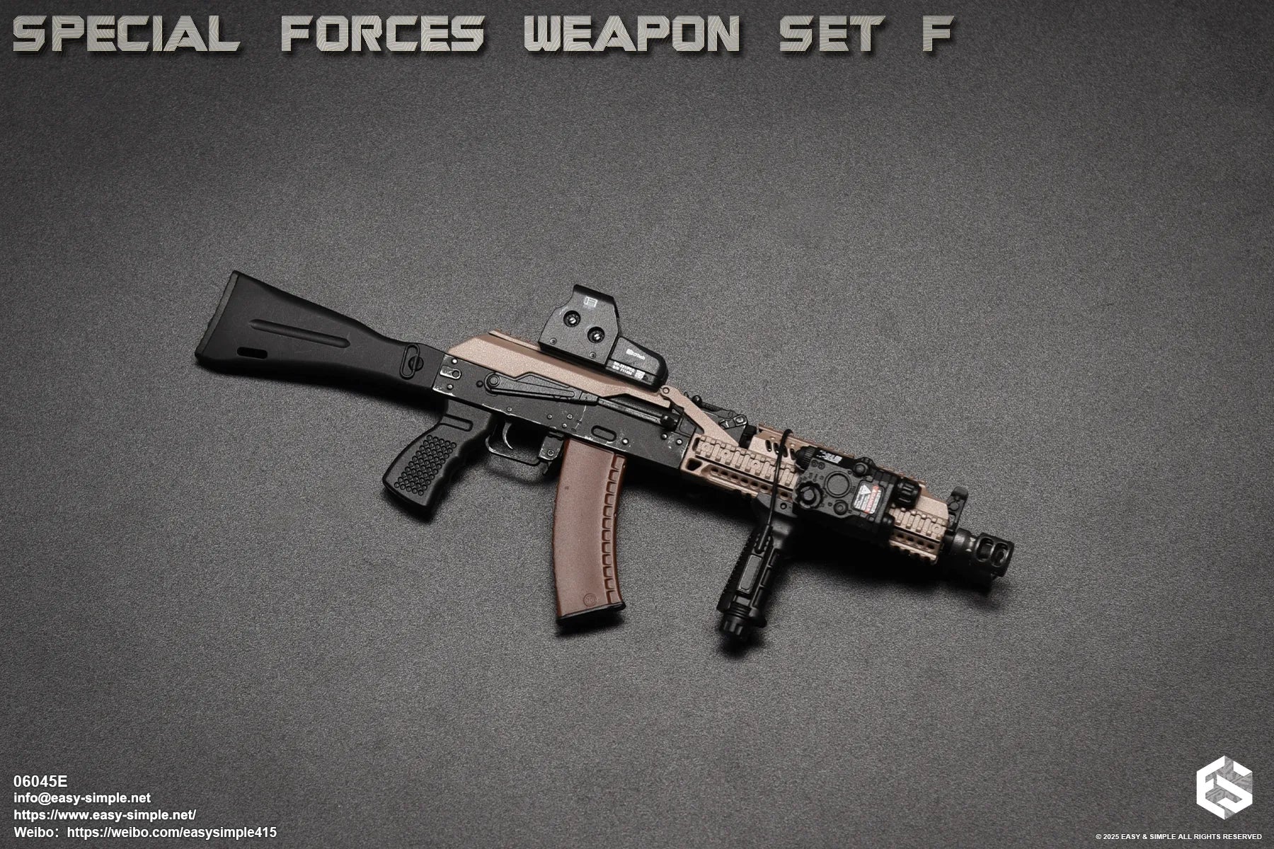 Special Forces Weapon Set F - Primary Weapon Set Version E – BlackOpsToys