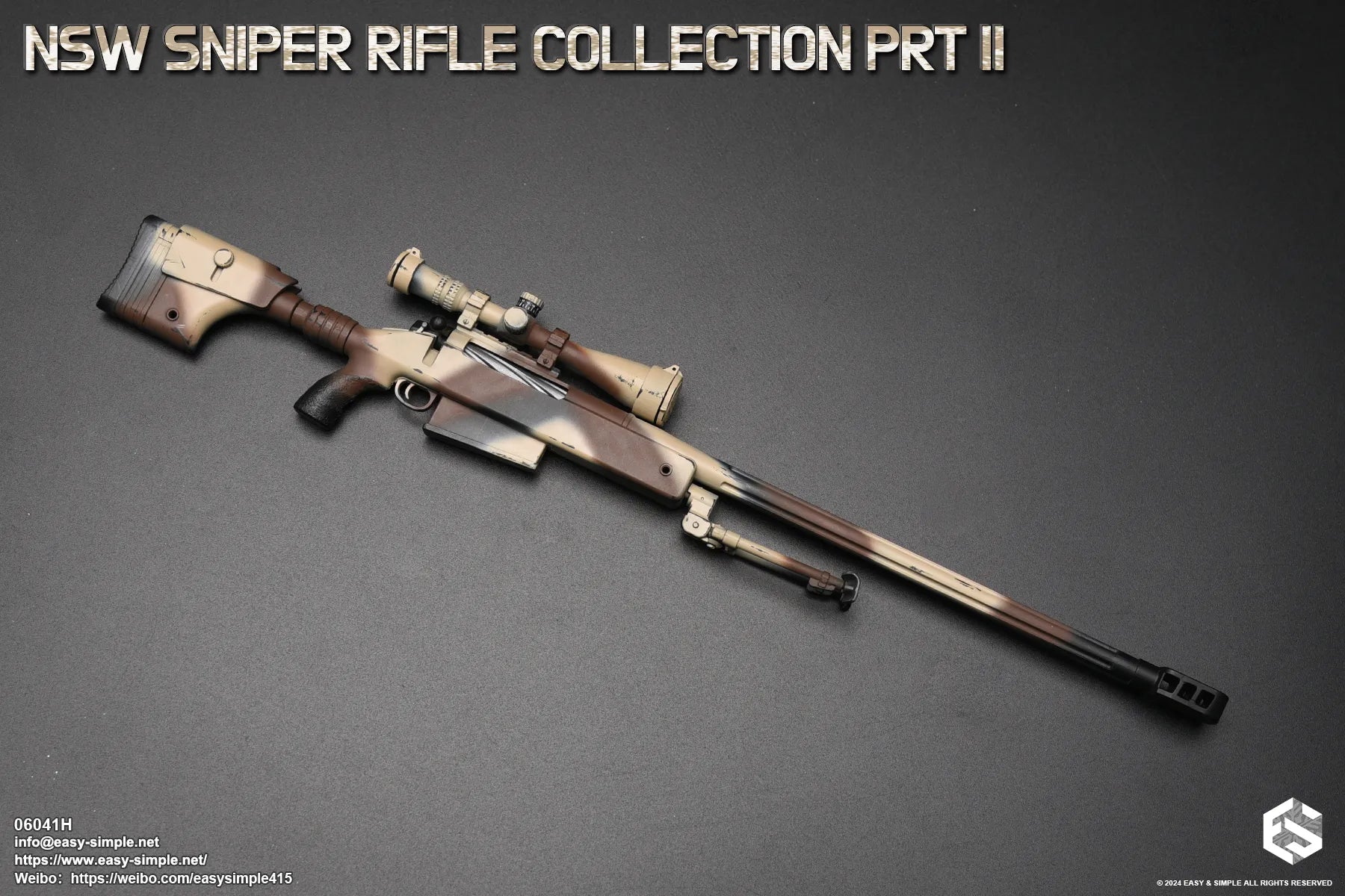 NSW Sniper Rifle Collection PRT II Ver. H - MINT IN BOX – BlackOpsToys