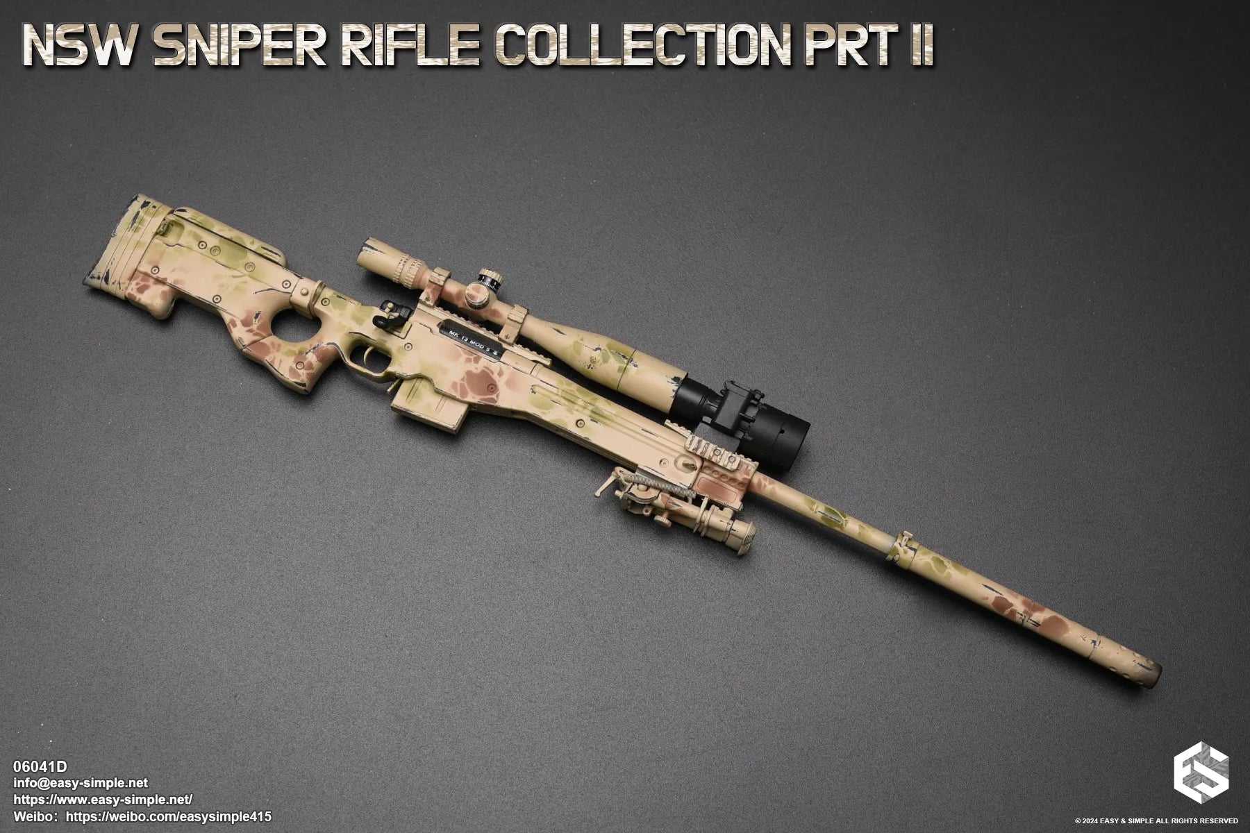 NSW Sniper Rifle Collection PRT II Ver. D - MINT IN BOX – BlackOpsToys