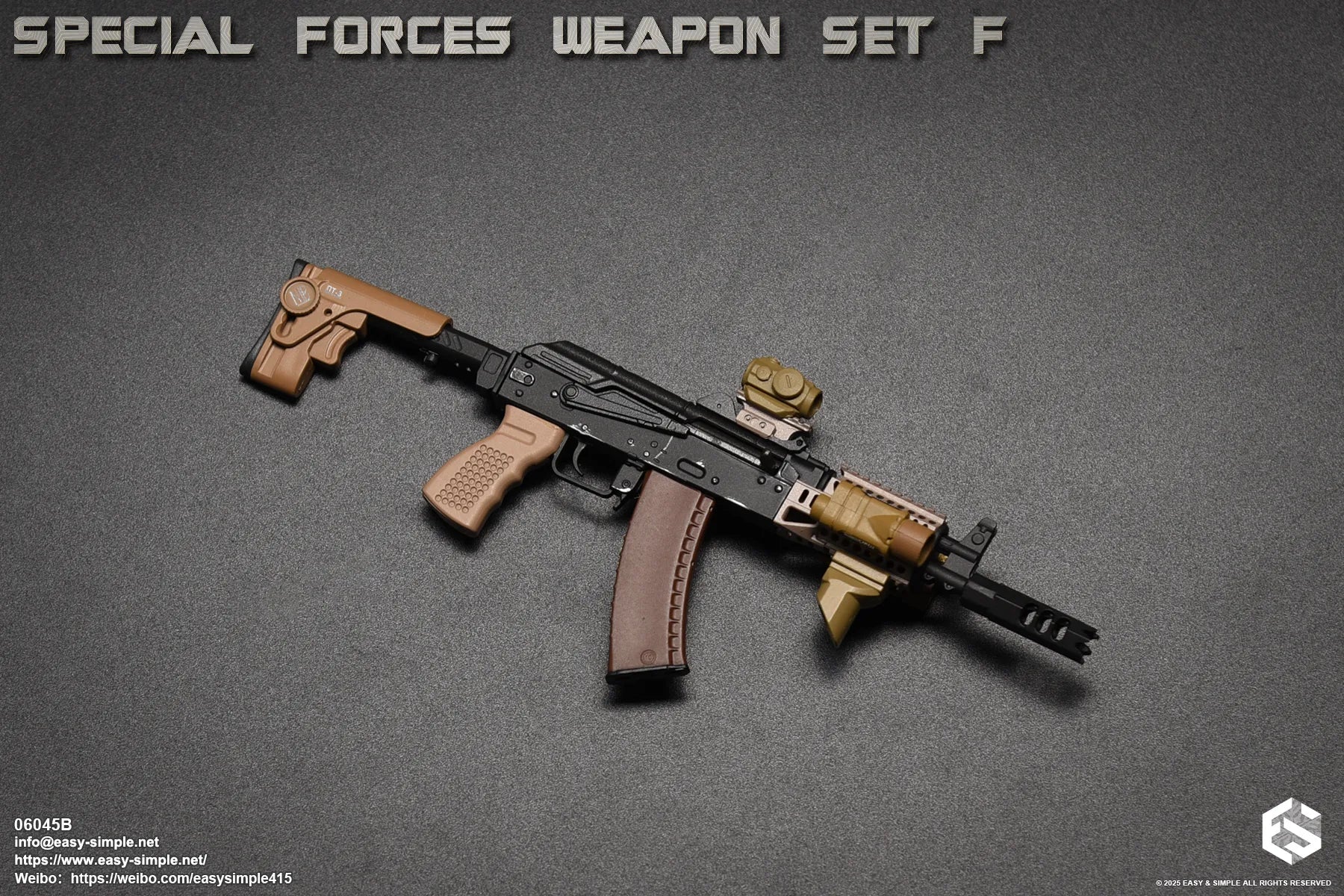 Special Forces Weapon Set F - Primary Weapon Set Version B – BlackOpsToys