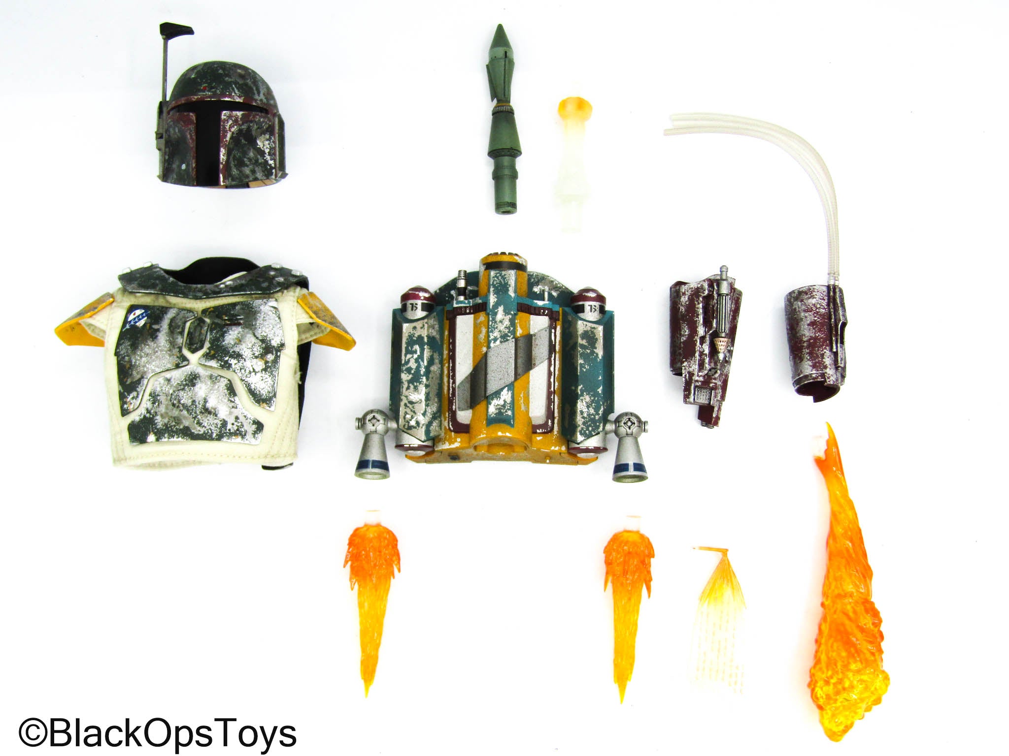 Star Wars - Boba Fett - Weathered Complete Beskar Armor Set w/Helmet ...