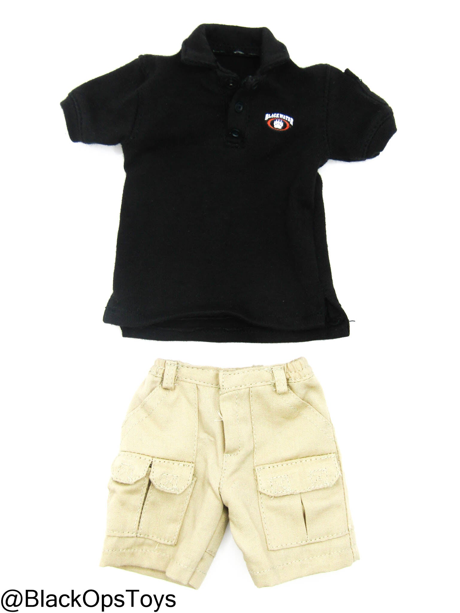 Private Military Contractor - "Black Water" Shirt w/Tan Cargo Shorts ...