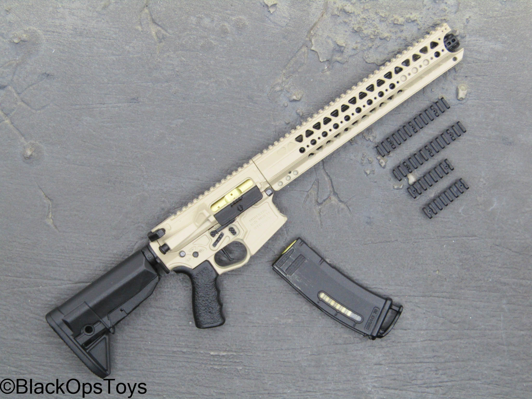 PMC Weapon Set F Ver. B - Tan LVOA Rifle – BlackOpsToys