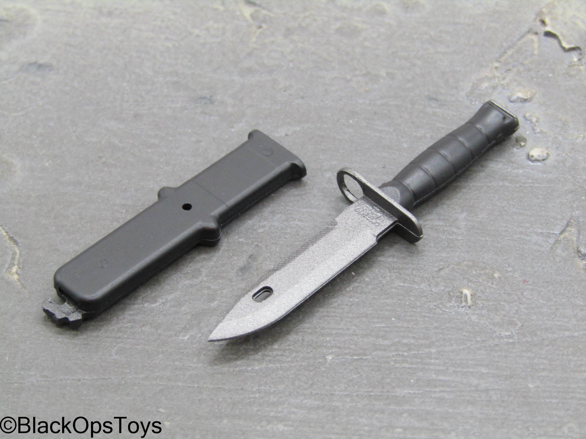PMC Weapon Set F Ver. A - K-Bar Knife w/Sheath – BlackOpsToys