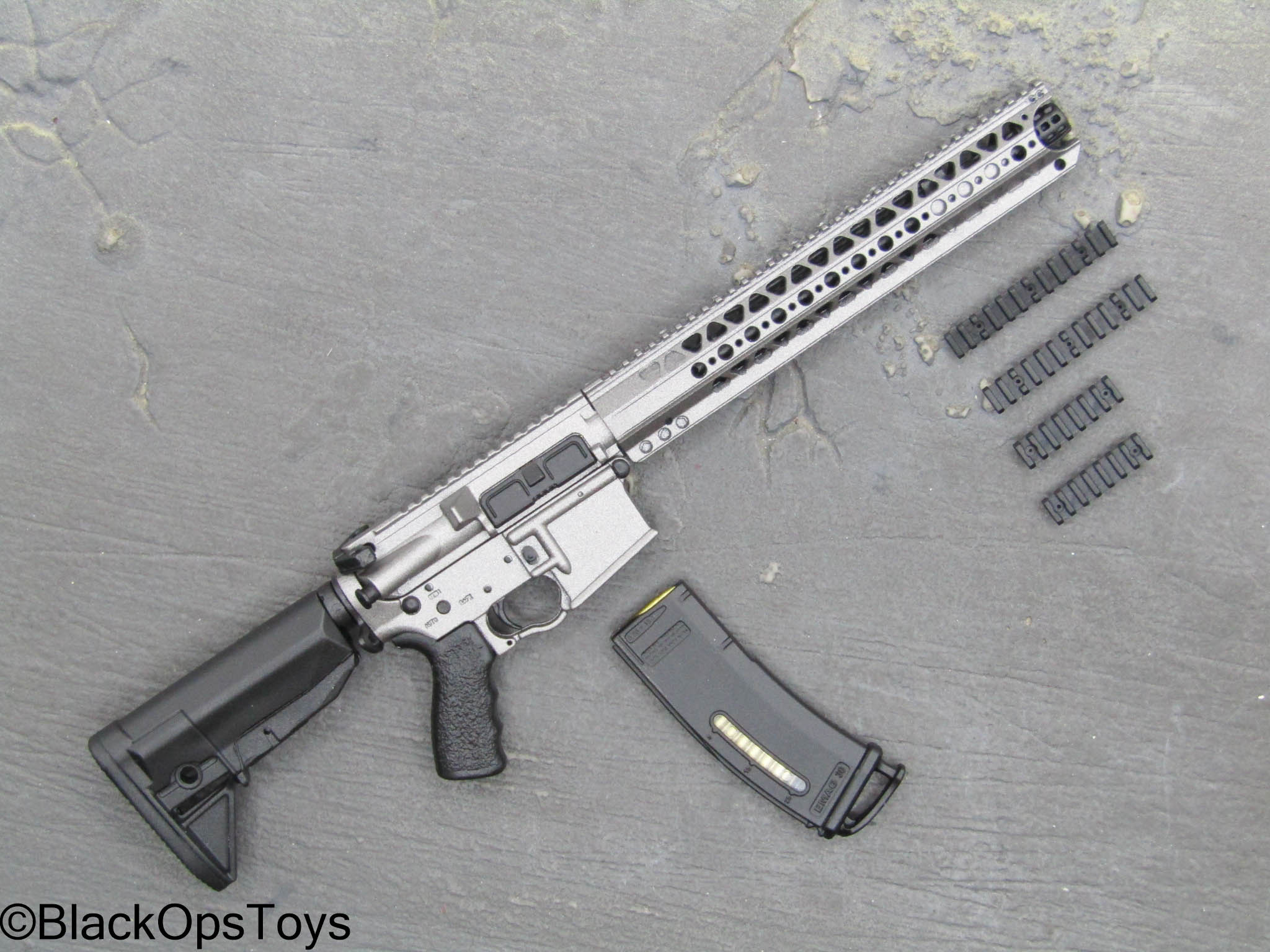 PMC Weapon Set F Ver. E - Gray LVOA Rifle – BlackOpsToys