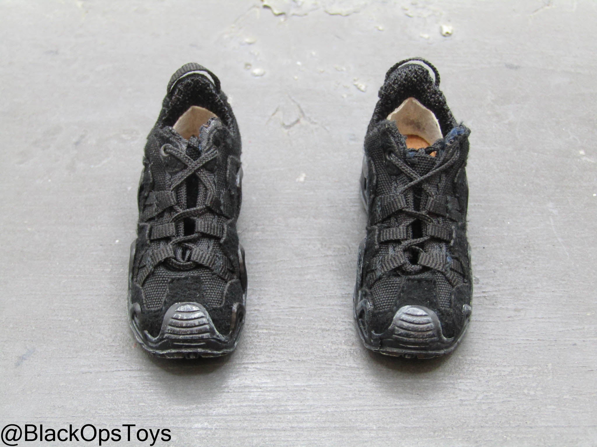 Russian Spetsnaz MVD SOBR - Black Combat Shoes (Foot Type) – BlackOpsToys