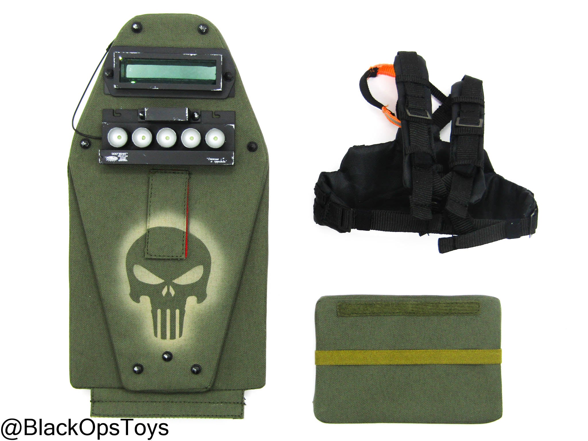 SOBR - Version R - Ballistic Shield w/Light Up System & Rig – BlackOpsToys