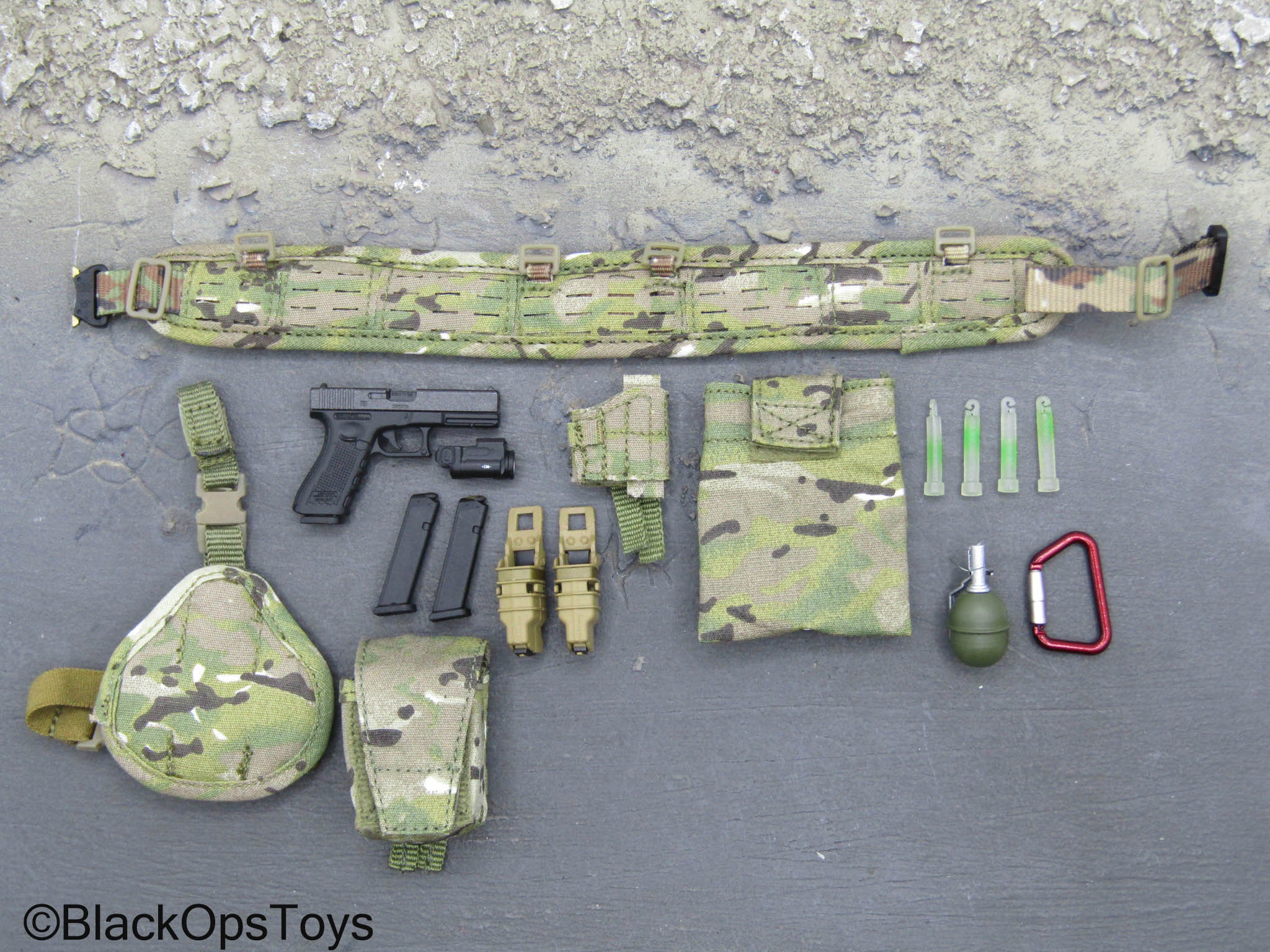 FSB Spetsnaz Alpha - Multicam MOLLE Battle Belt w/Pouch & Gear Set ...