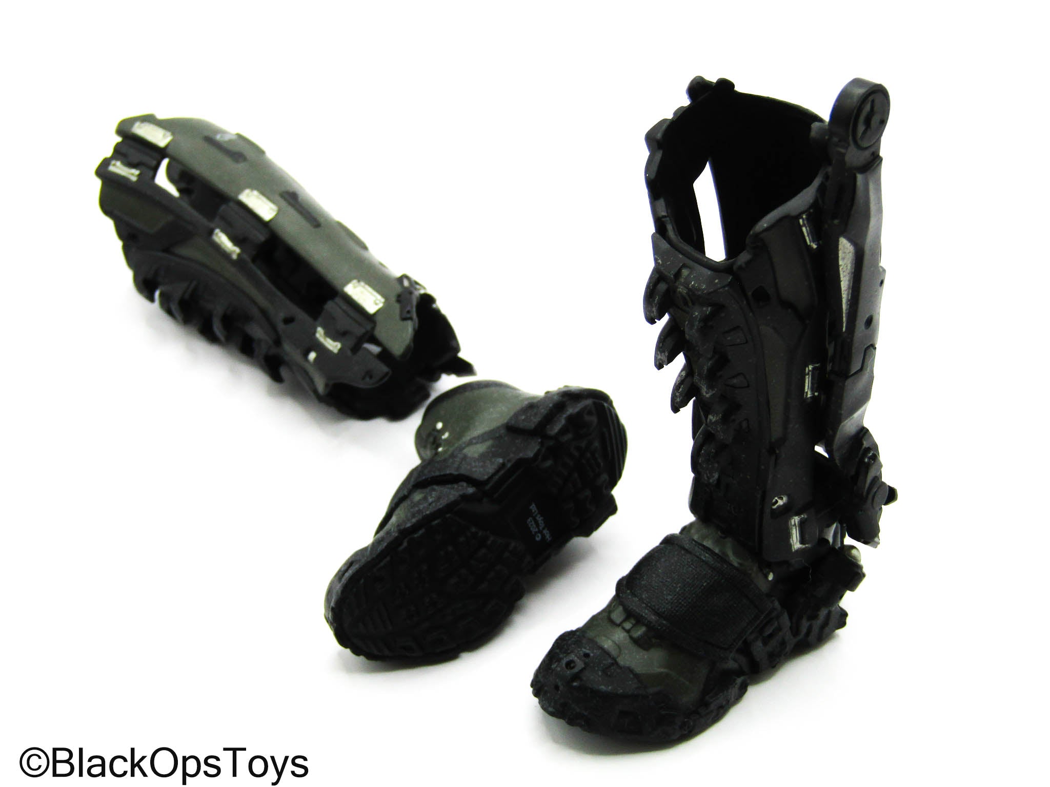 Warriors Of The Future Tyler - Mechanical 2-Part Boots (Peg Type ...