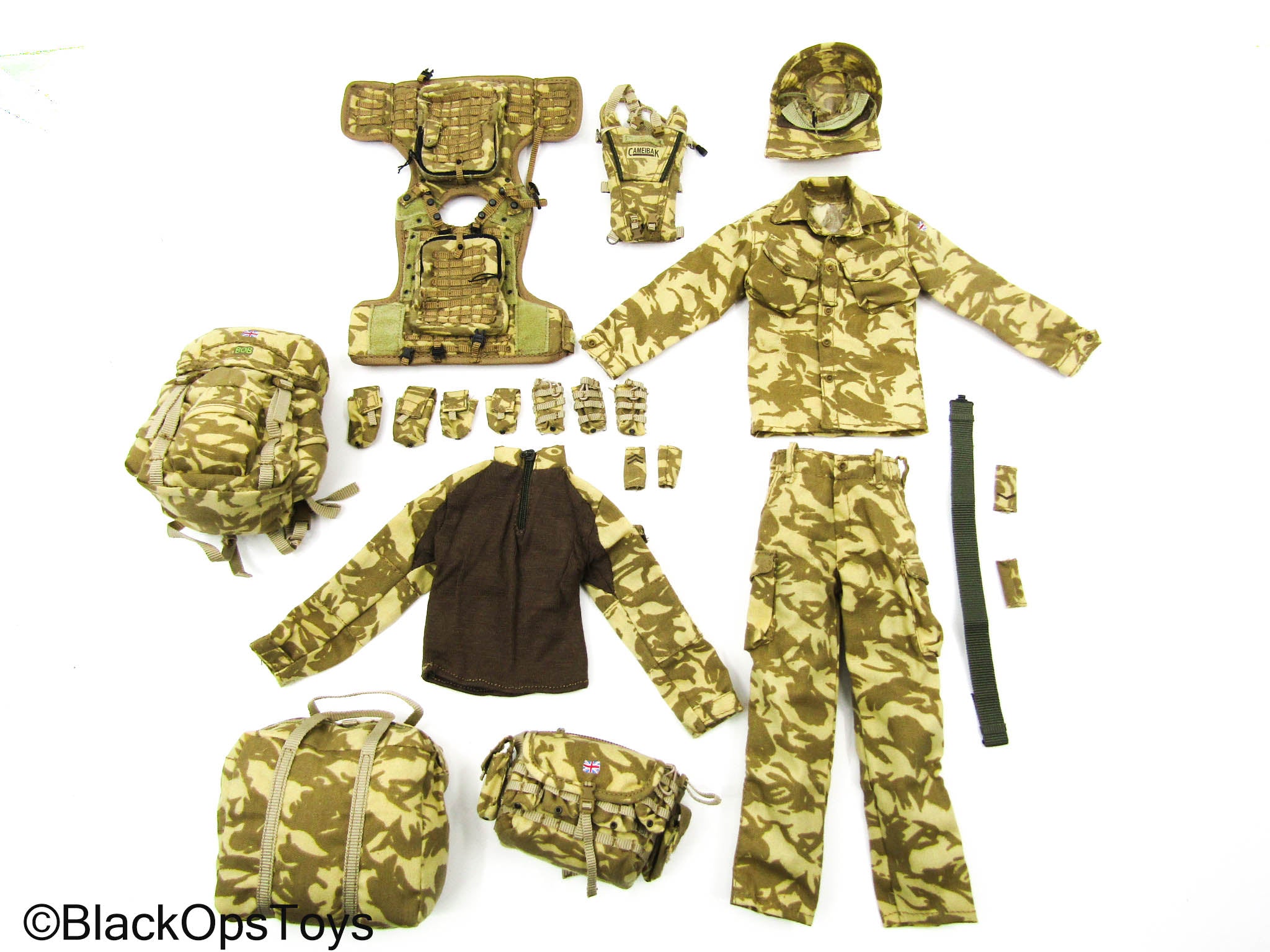 British Desert DPM Camo Complete Uniform & Vest Set 4-Pack - MINT ...