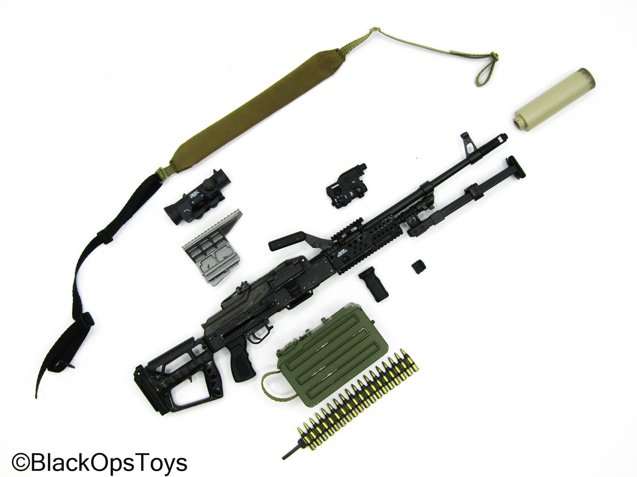 Russian SSO - PKM Light Machine Gun w/Attachment Set – BlackOpsToys