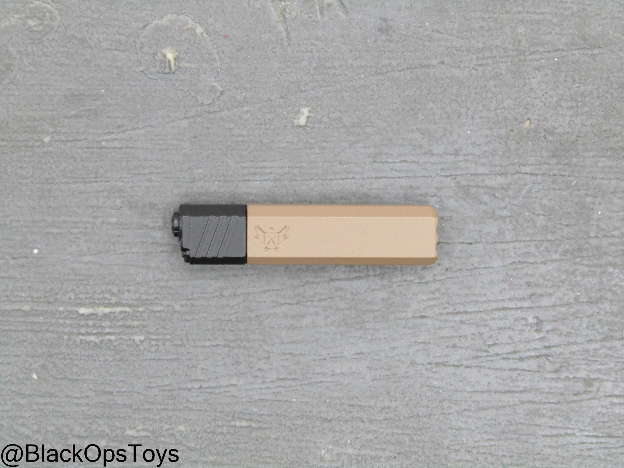 Compact Weapon Series 2 - Coyote Tan SMG Suppressor – BlackOpsToys