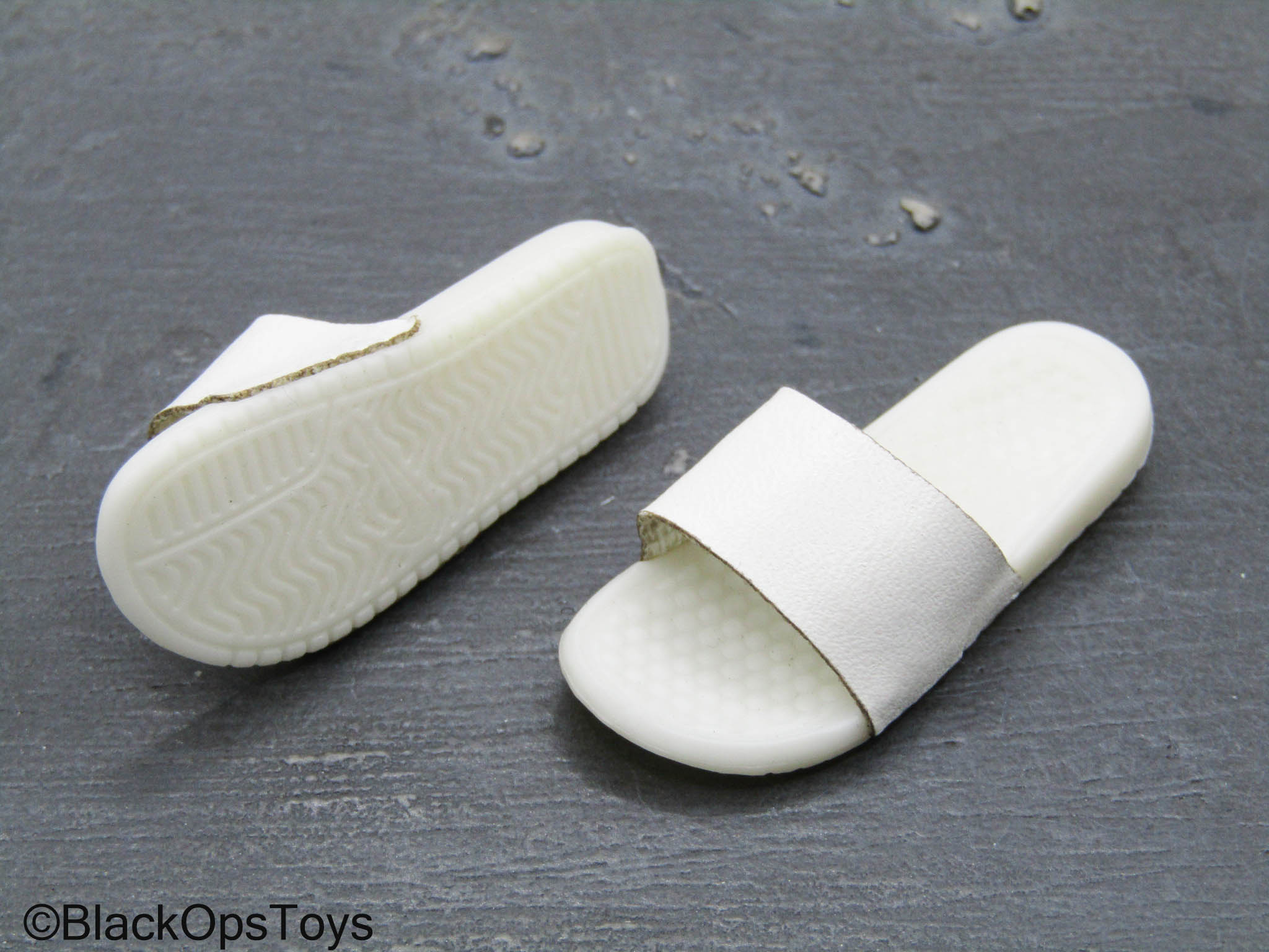 Surgeon - White Slide Shoes – BlackOpsToys