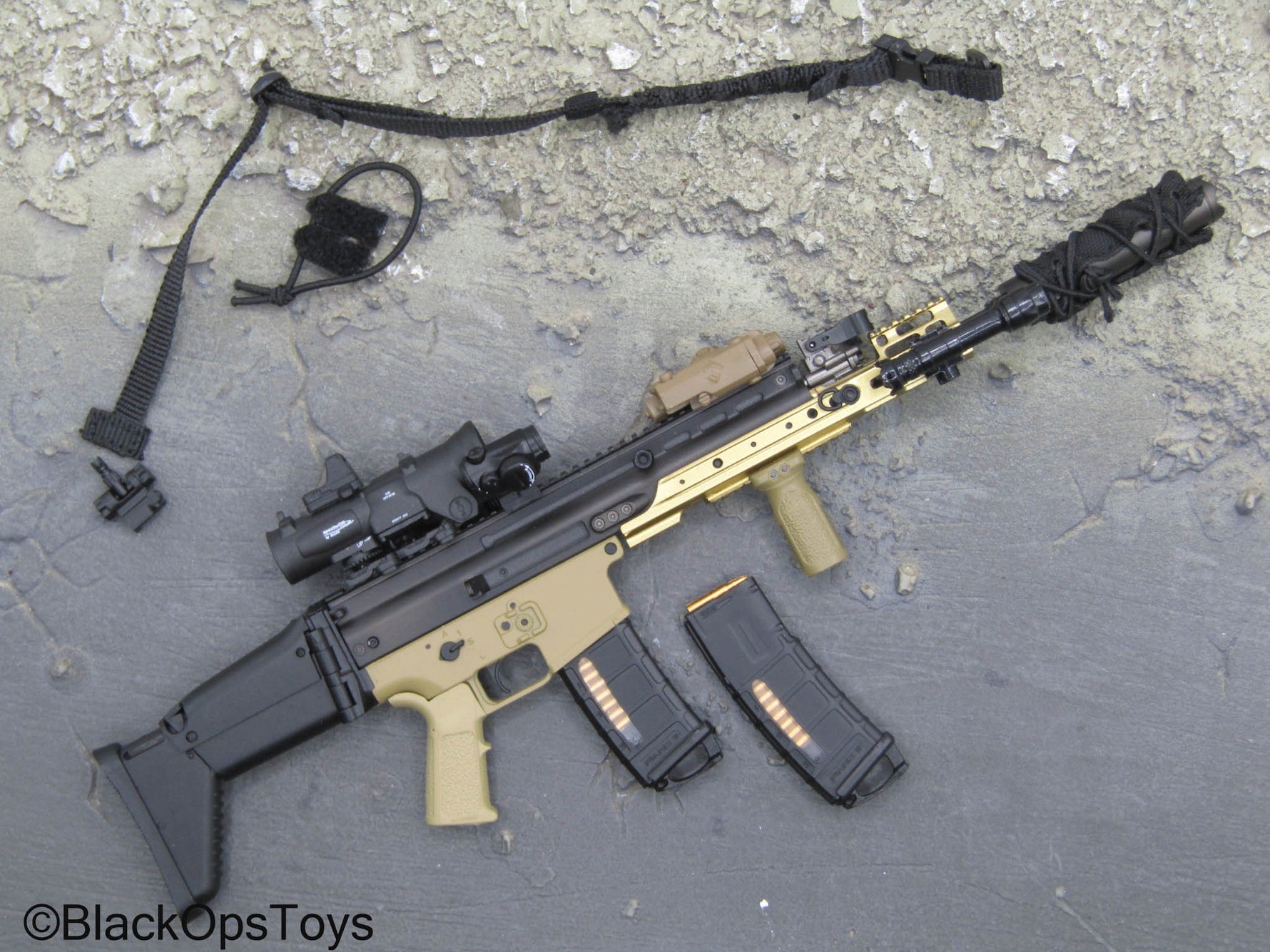 Extreme Zone Gaius Task - Scar-L Rifle w/Attachment Set – BlackOpsToys
