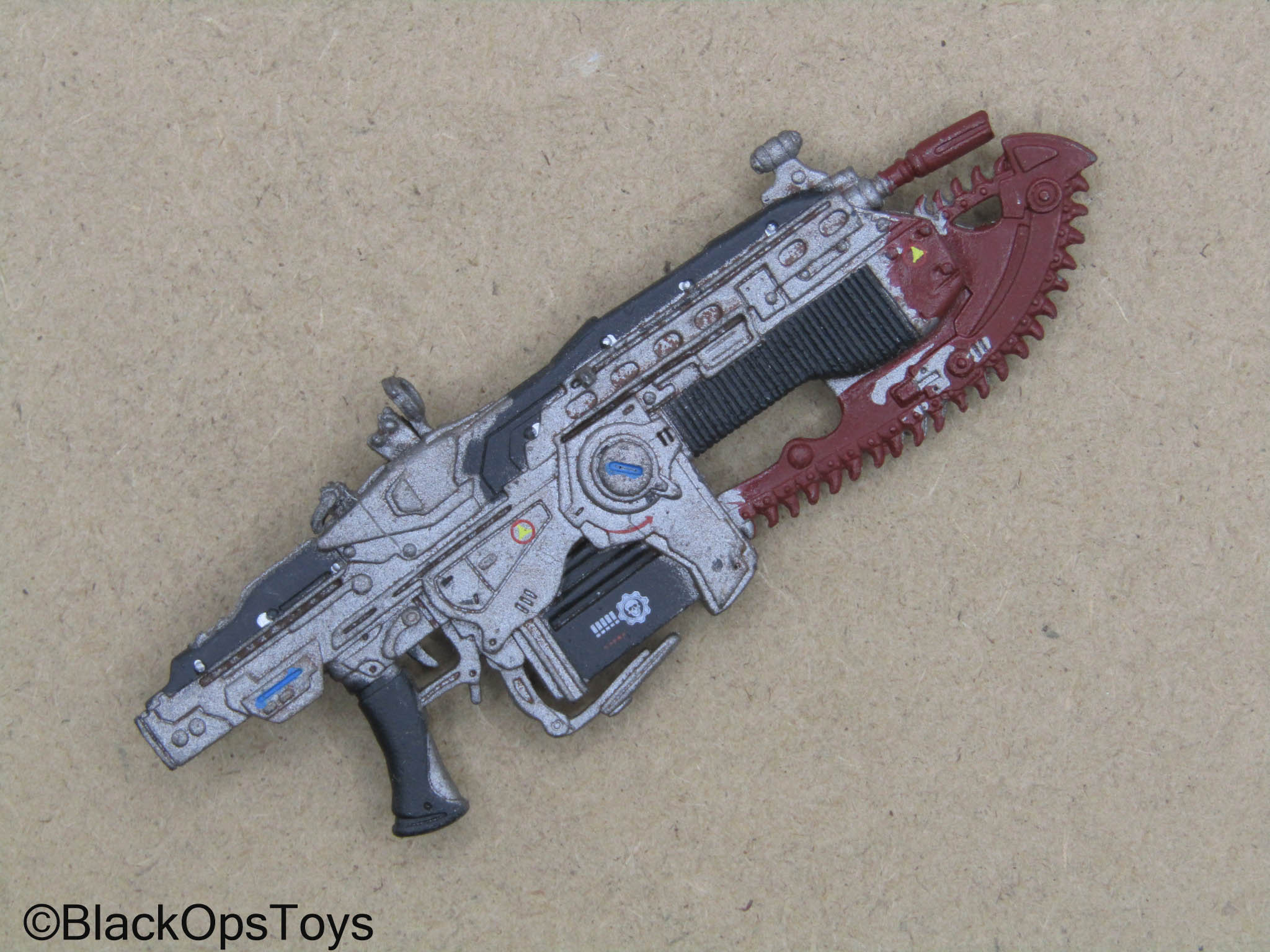 1/12 - Gears Of War - Lancer Assault Rifle w/Chainsaw – BlackOpsToys