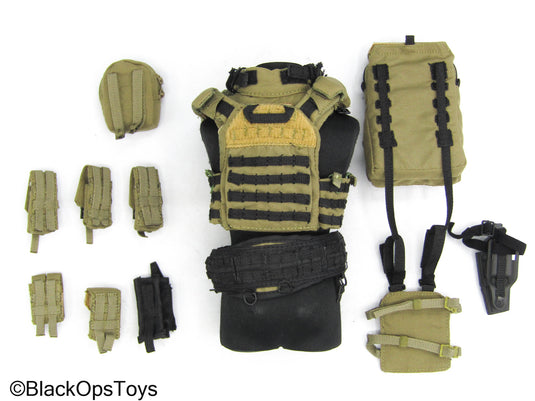 Modern Battlefield - Zimo - Tan MOLLE Chest Armor w/Pouch Set ...