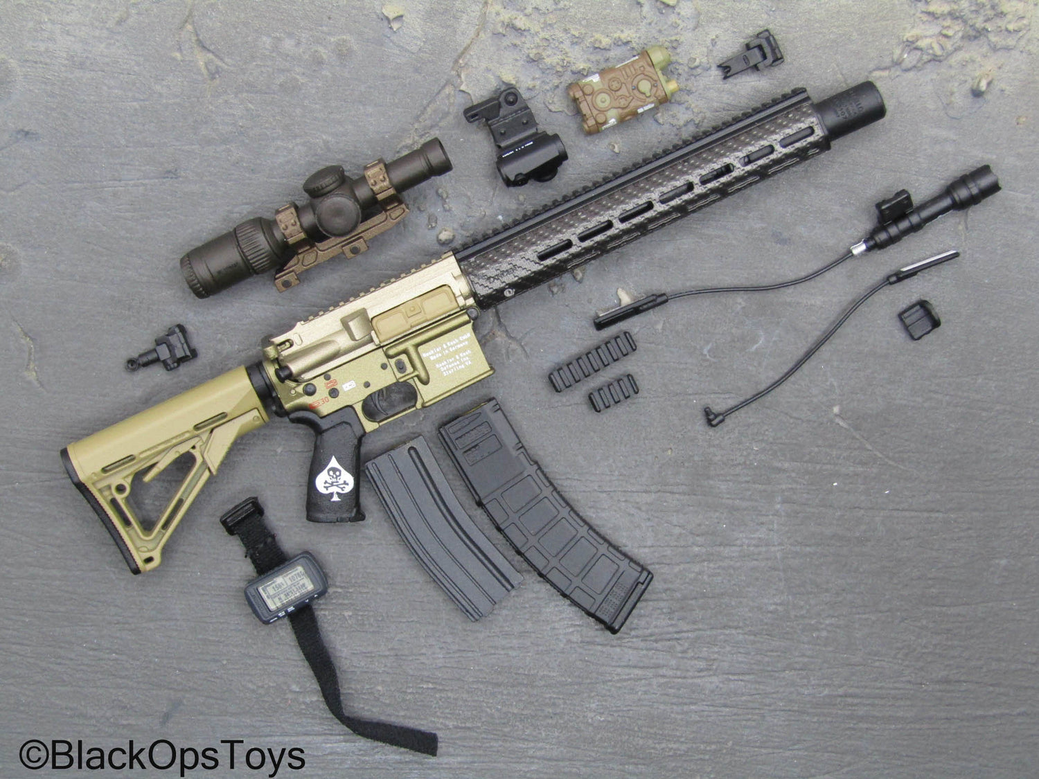 Delta Force SMU Tier 1 Op. - HK416 Rifle w/Attachment Set – BlackOpsToys