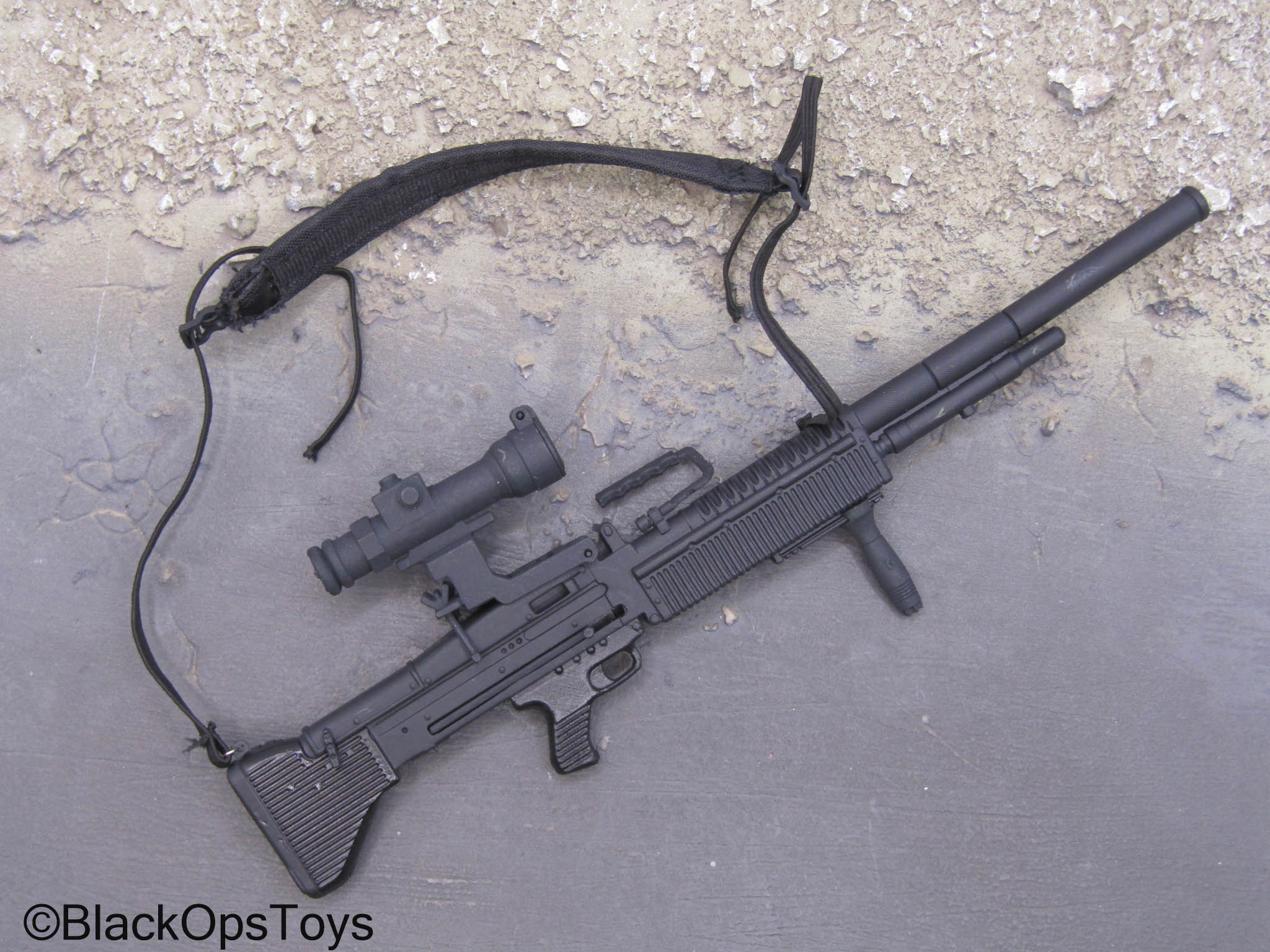 Black Light Machine Gun w/Scope & Bipod – BlackOpsToys