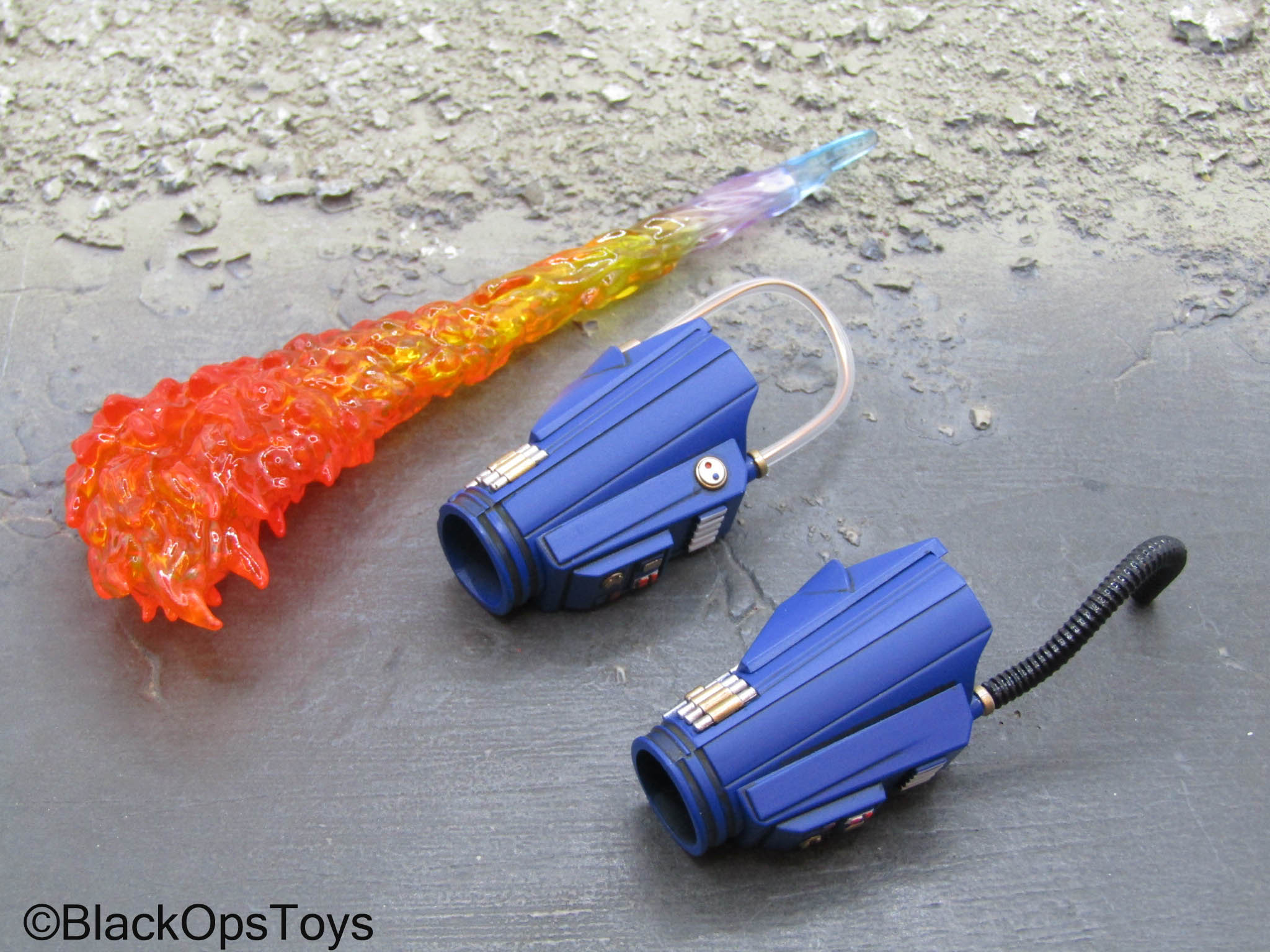 Star Wars Cad Bane - Blue Gauntlets w/Flamethrower FX – BlackOpsToys