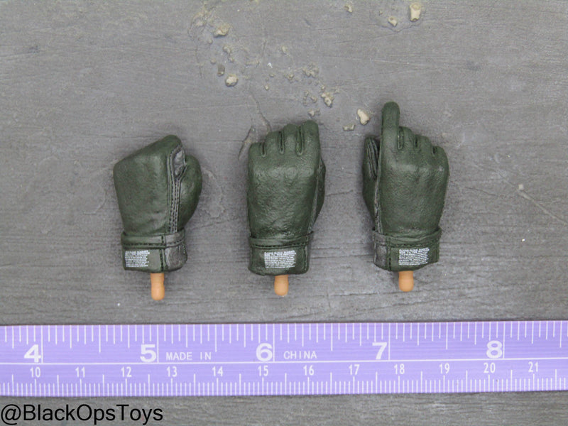 SWAT Team Sheriff Chuck - OD Green Gloved Hand Set (x3) – BlackOpsToys
