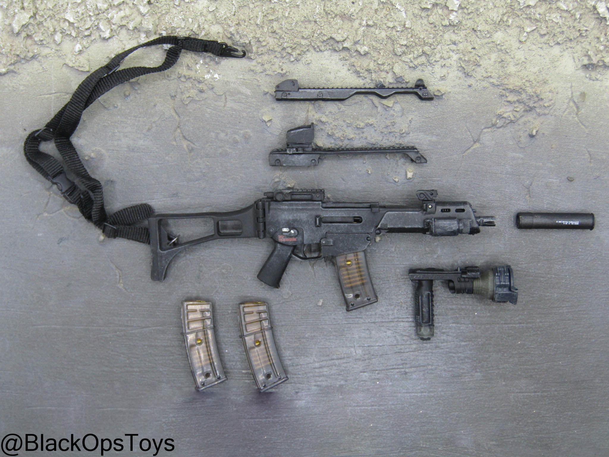SWAT Team Sheriff Chuck - HK G36 Rifle w/Attachment Set – BlackOpsToys
