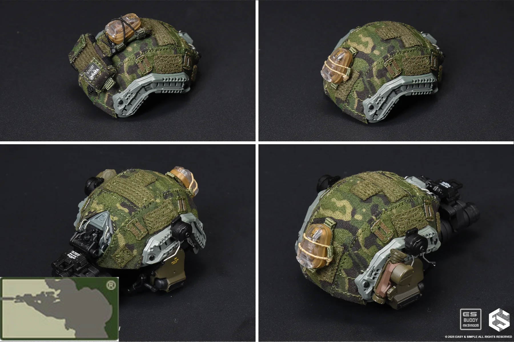 SDU Assault Team - Helmet w/NVG & Communications Set – BlackOpsToys