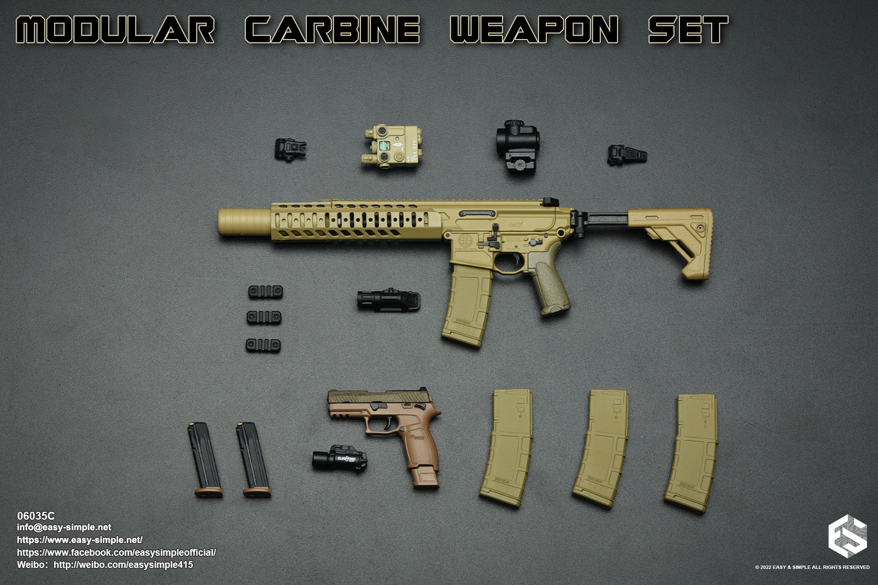 Modular Carbine Weapon Set Type C - MINT IN BOX – BlackOpsToys