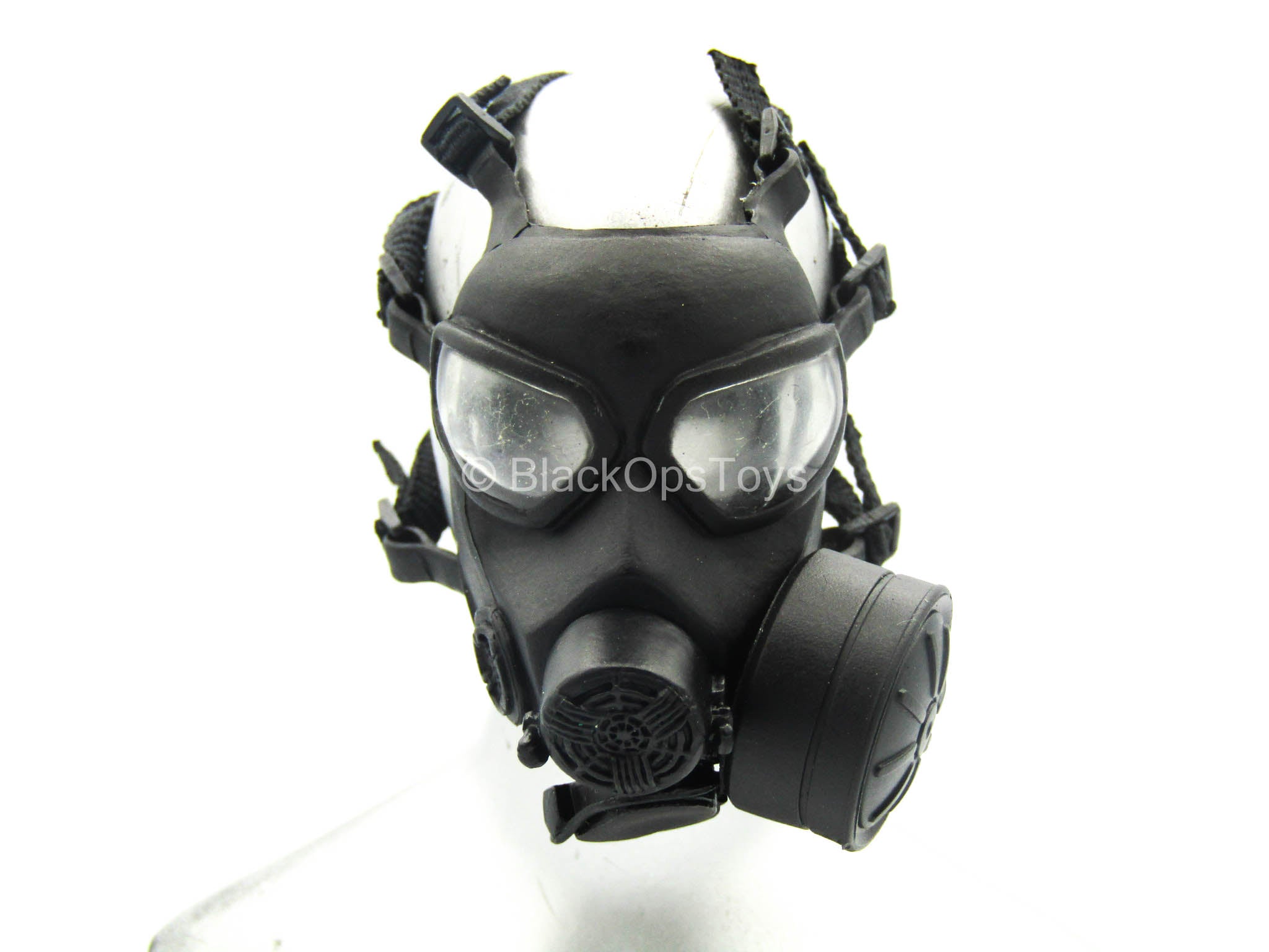 US Army Pilot - Black Gas Mask w/Hose & Pouch – BlackOpsToys