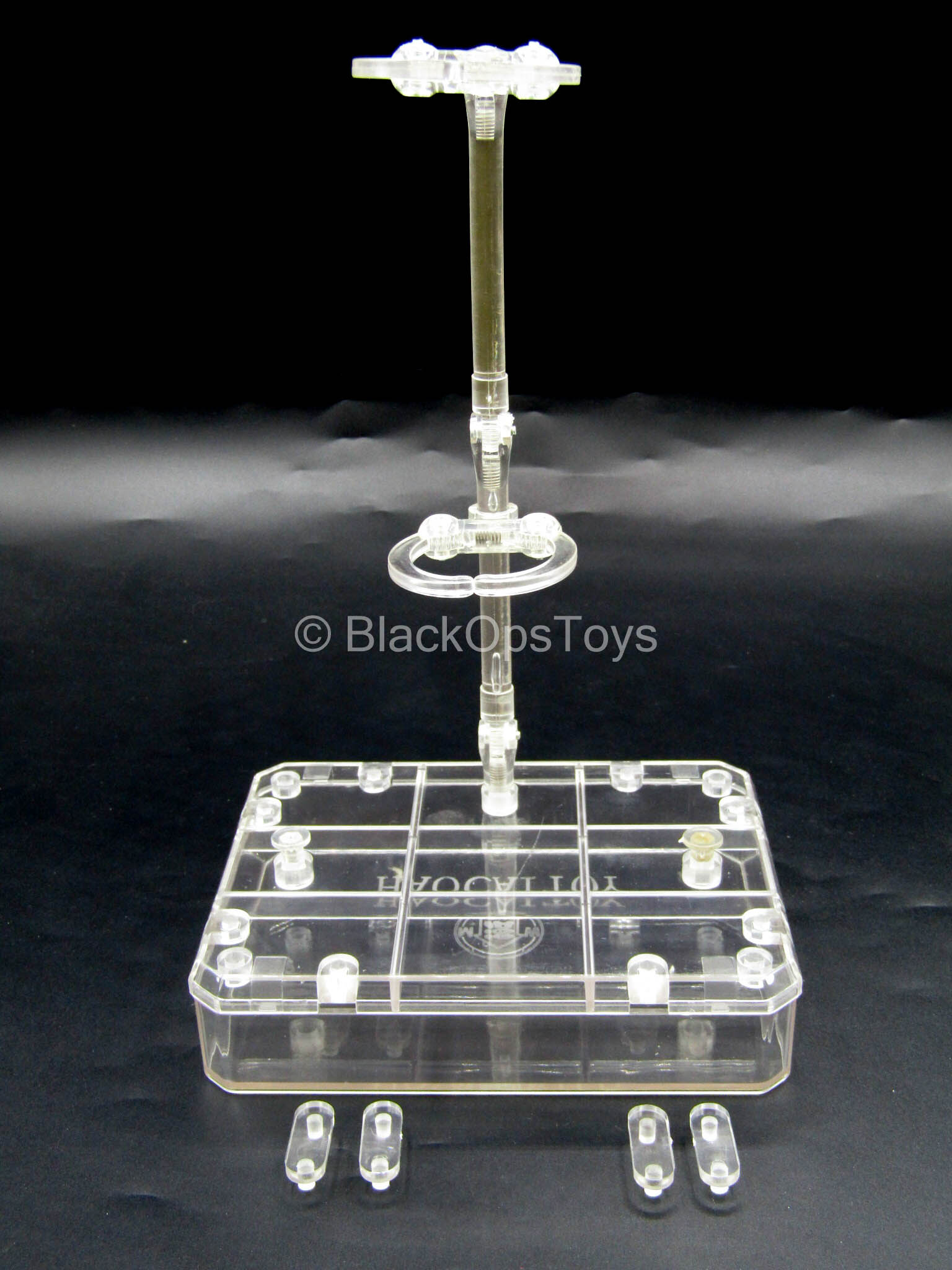Transparent Base Figure Stand Type 2 – BlackOpsToys