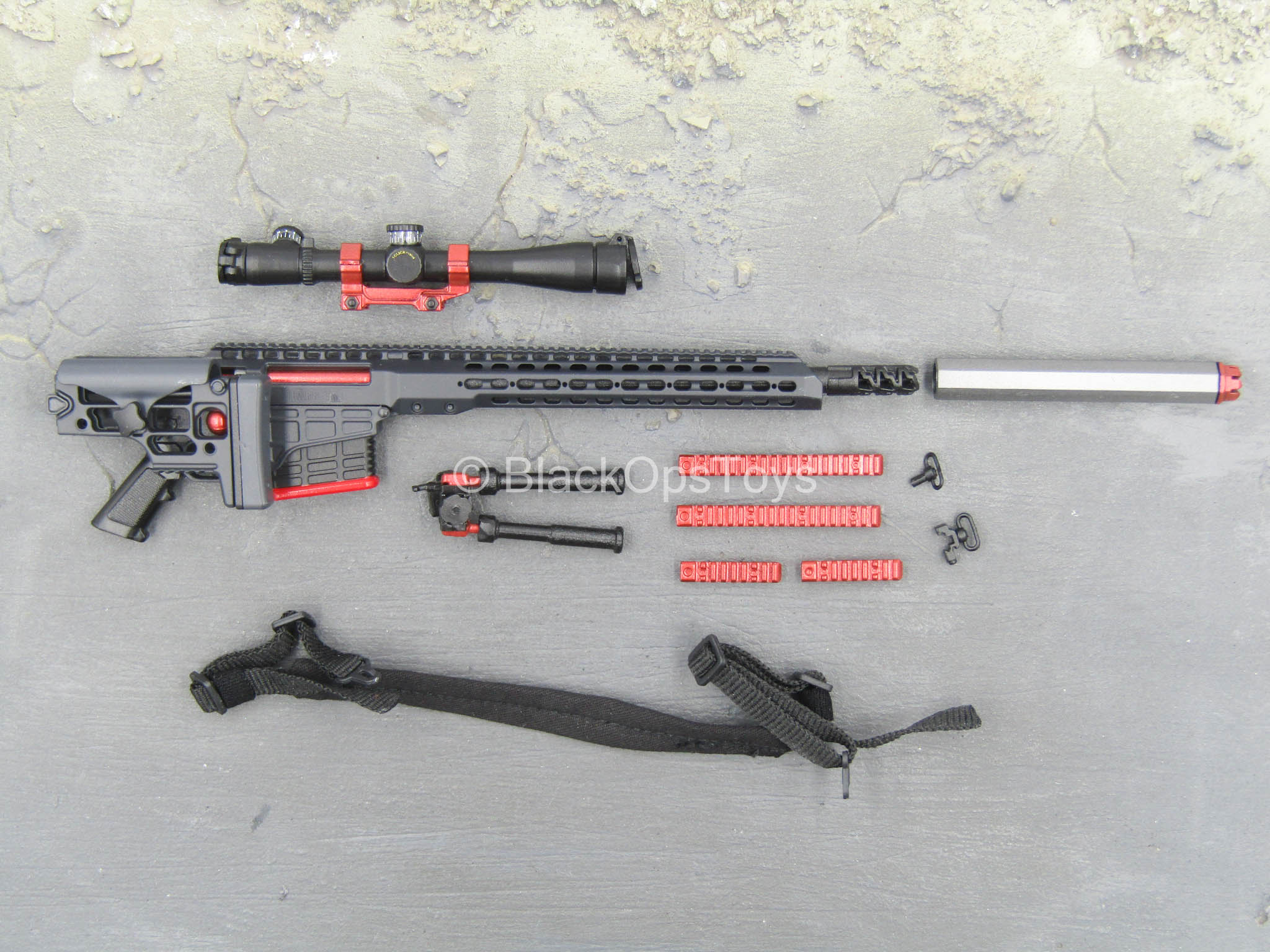 ZERT - Sniper Team - Black MRAD Sniper Rifle w/Accessory Set – BlackOpsToys
