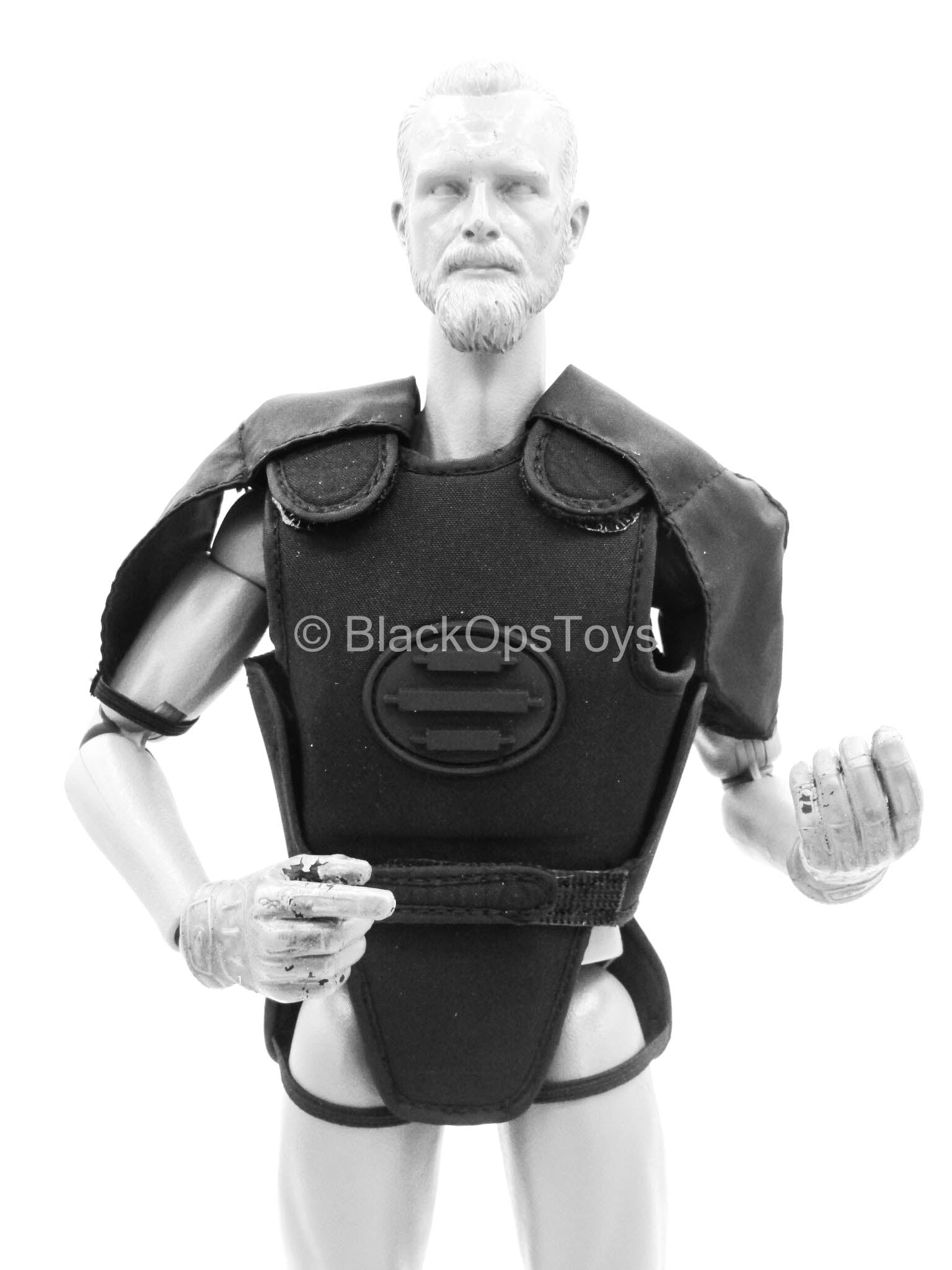 Anti-Riot Police - Black Light Armor Set – BlackOpsToys