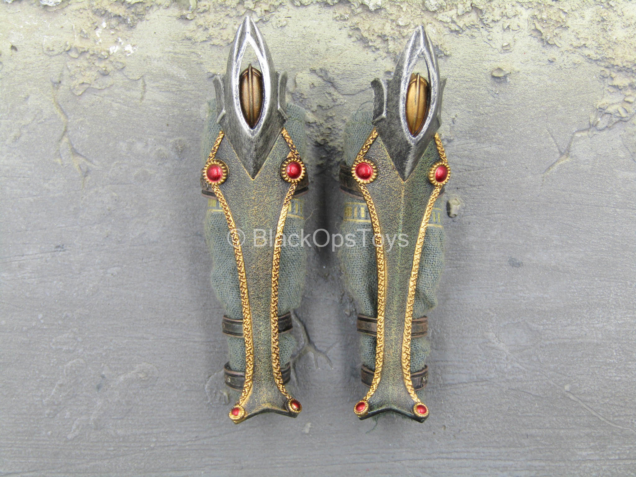 Month Deity of War - Golden - Leg Armor w/Sleeves – BlackOpsToys