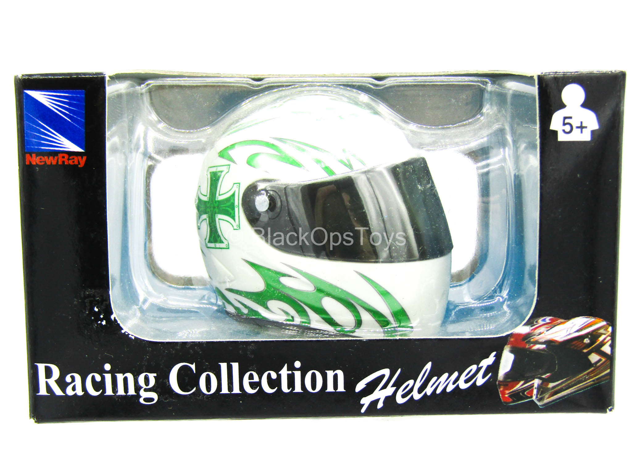 Racing Collection - Green Motorcycle Helmet - MINT IN BOX – BlackOpsToys