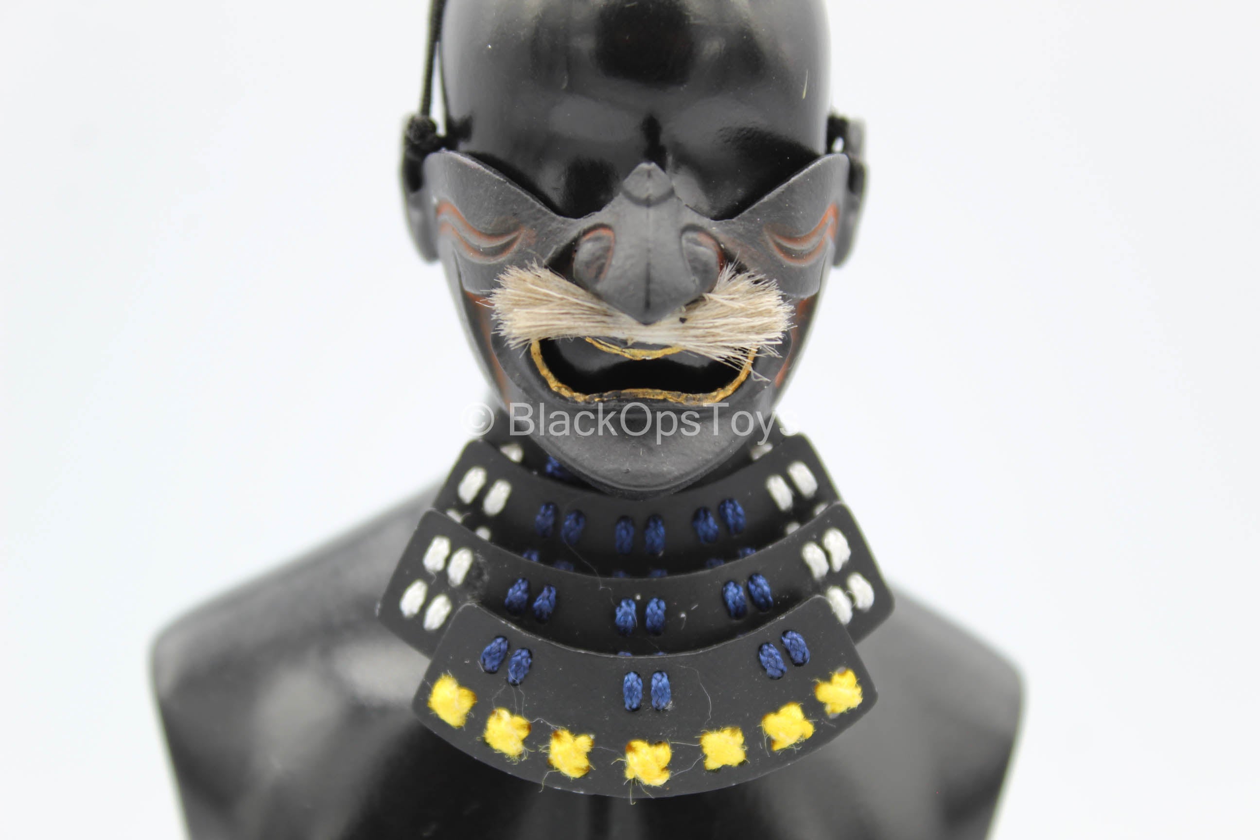 Black Metal Samurai Half Mask – BlackOpsToys