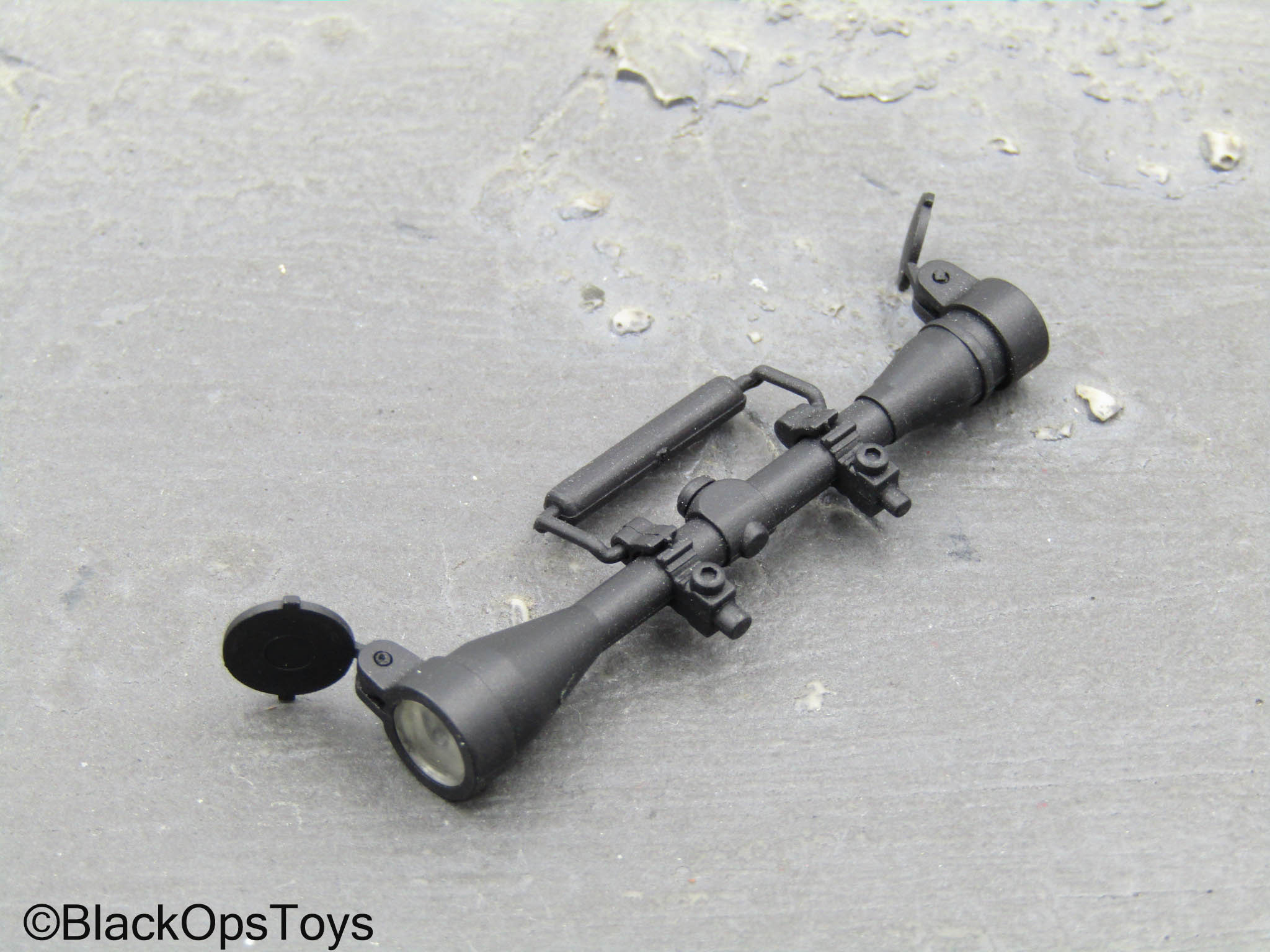 Black Scope w/Lens Covers & Moving Carry Handle – BlackOpsToys