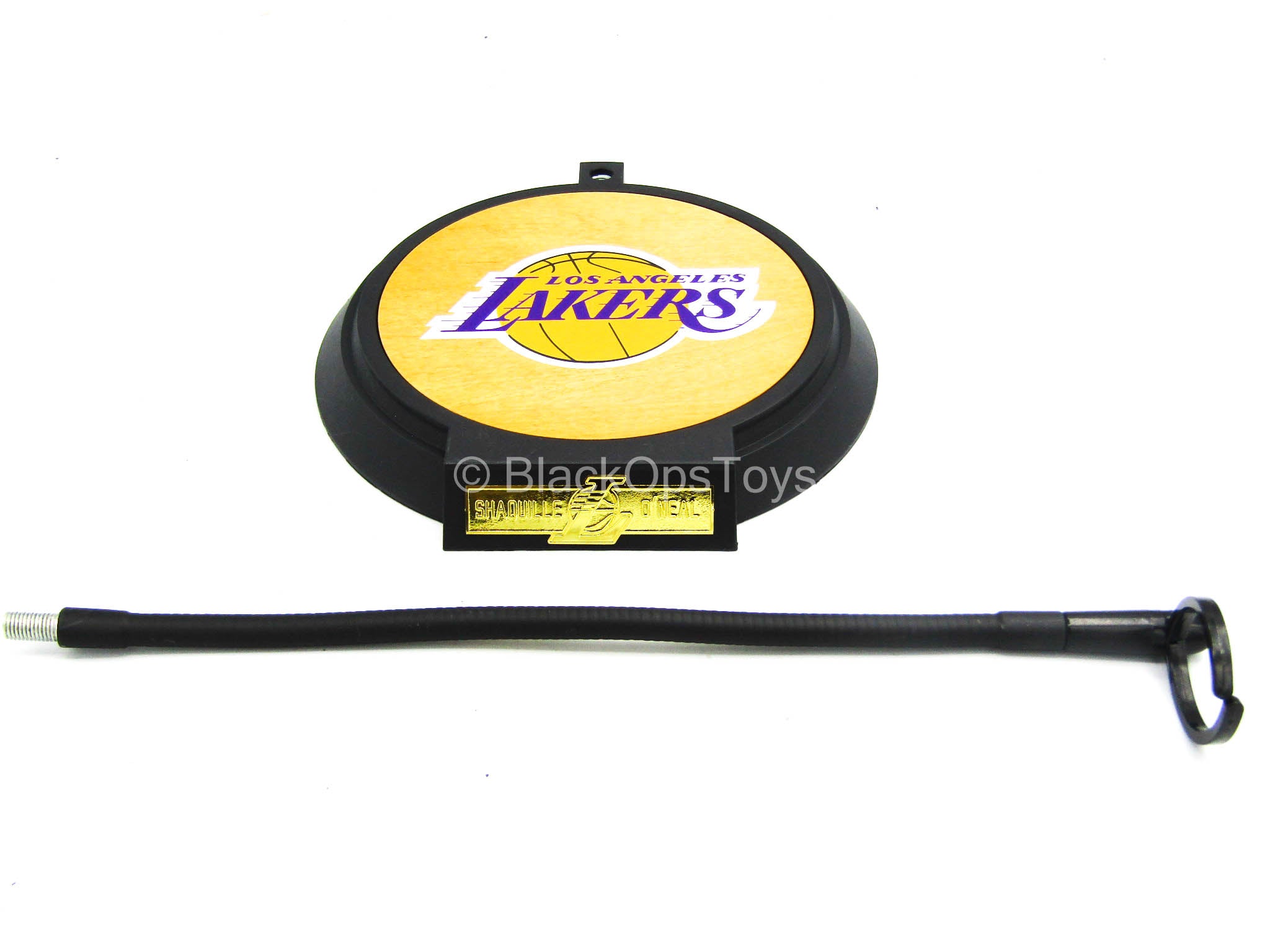 Los Angeles Lakers - Shaq - Base Figure Stand w/Wooden Base – BlackOpsToys