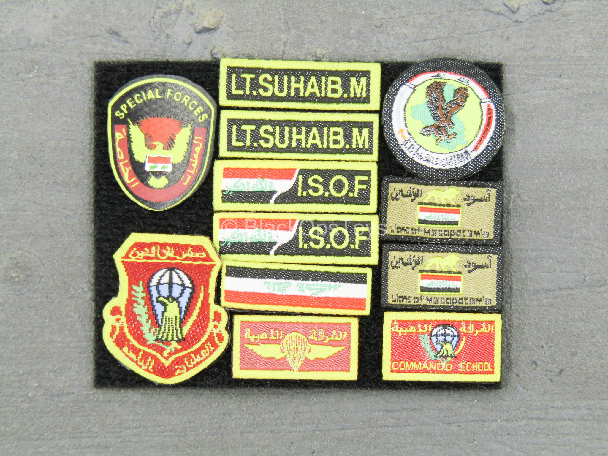 Iraq SOF - SAW Gunner - Patch Set – BlackOpsToys