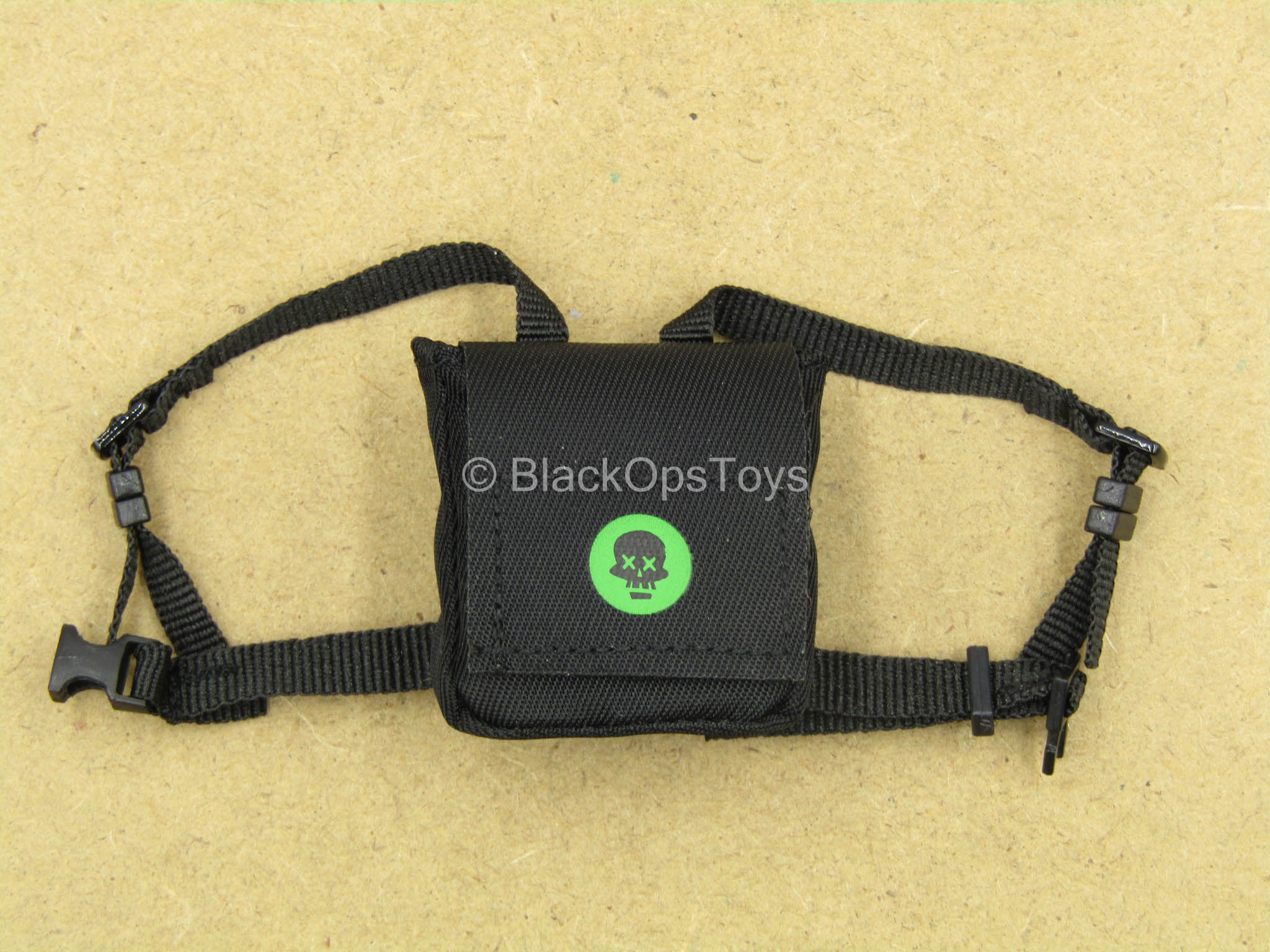 1/12 - Black Skull Death Brigade - Black Backpack – BlackOpsToys