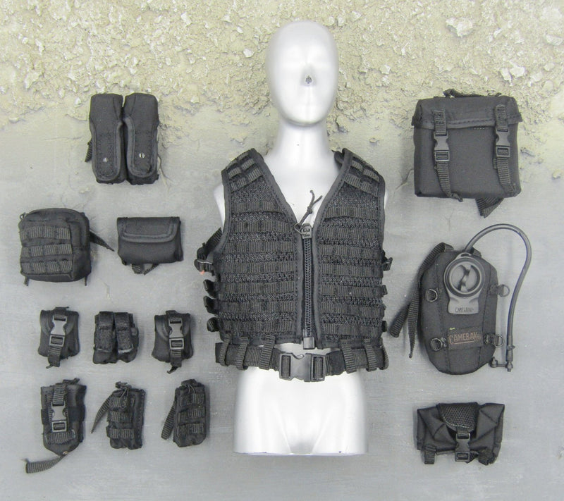 Spetsnaz FSB - Black Tactical Vest & Pouch Set – BlackOpsToys