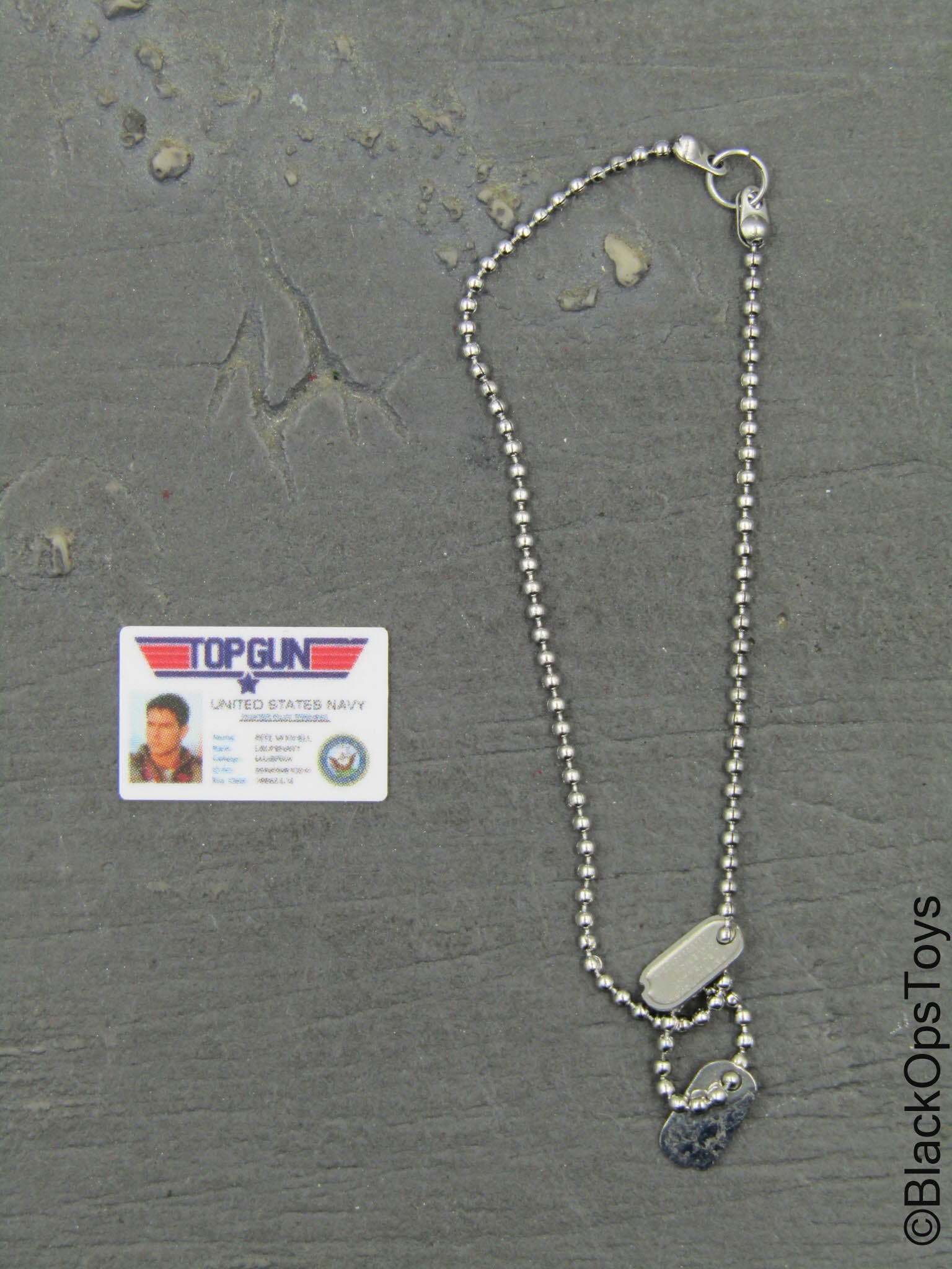 Maverick - Dog Tags w/ID Card – BlackOpsToys
