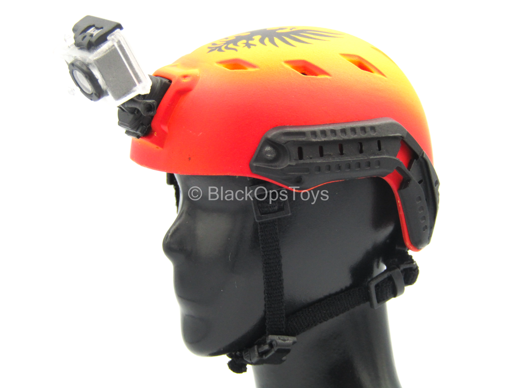 PMC Urban Grenadier - Flame Colored FAST Helmet w/Camera – BlackOpsToys