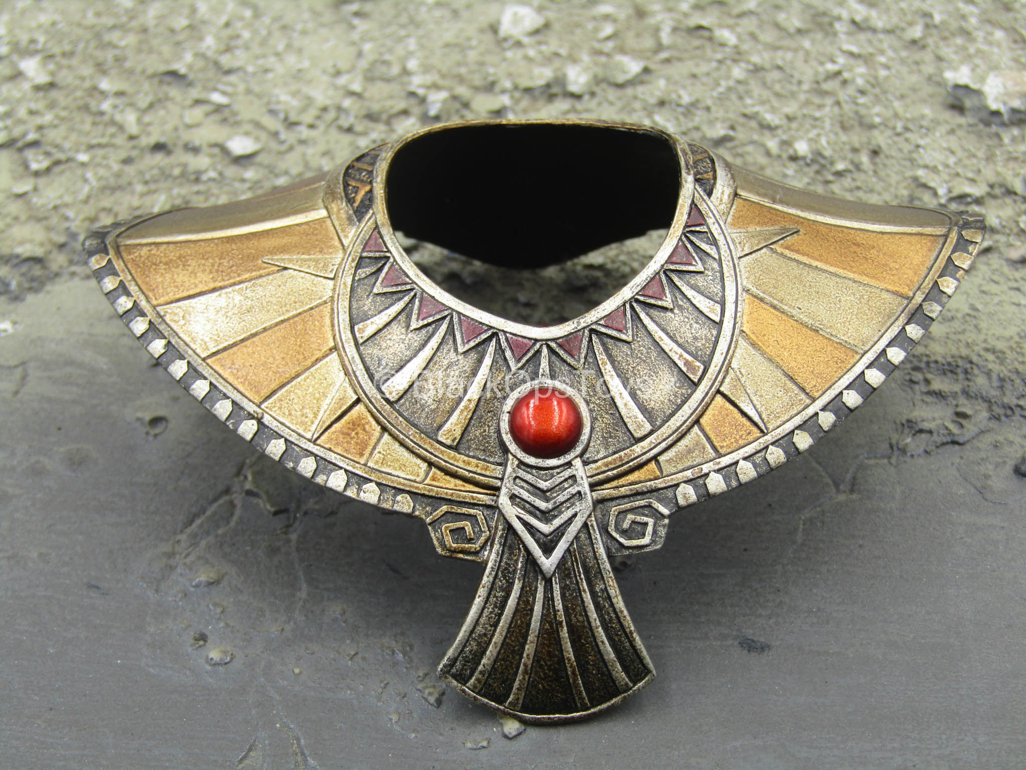 Ra God of Sun - Silver - Neck Armor – BlackOpsToys