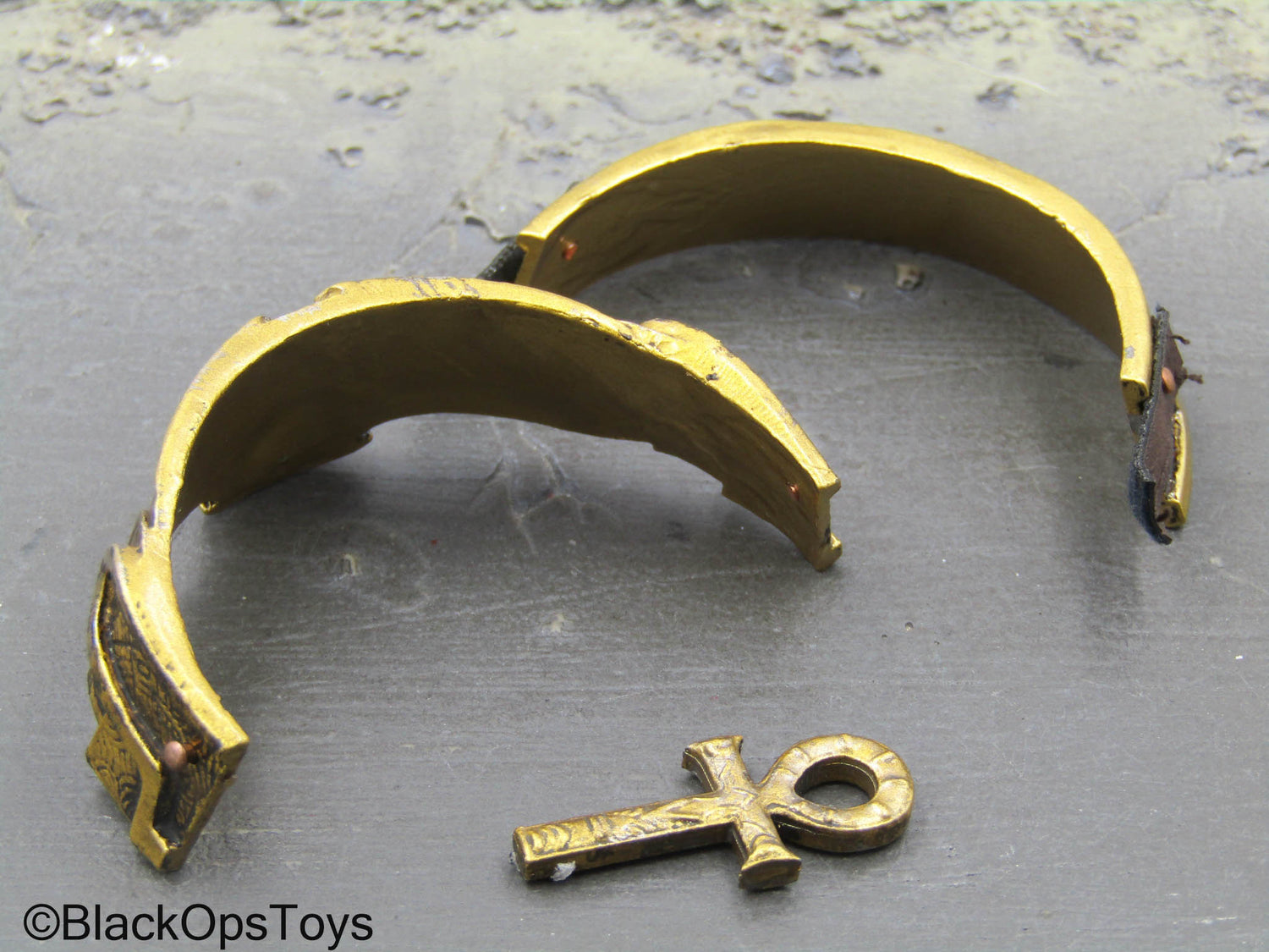 God Of The Underworld Anubis - Metal Gold Like Belt & Ankh – BlackOpsToys