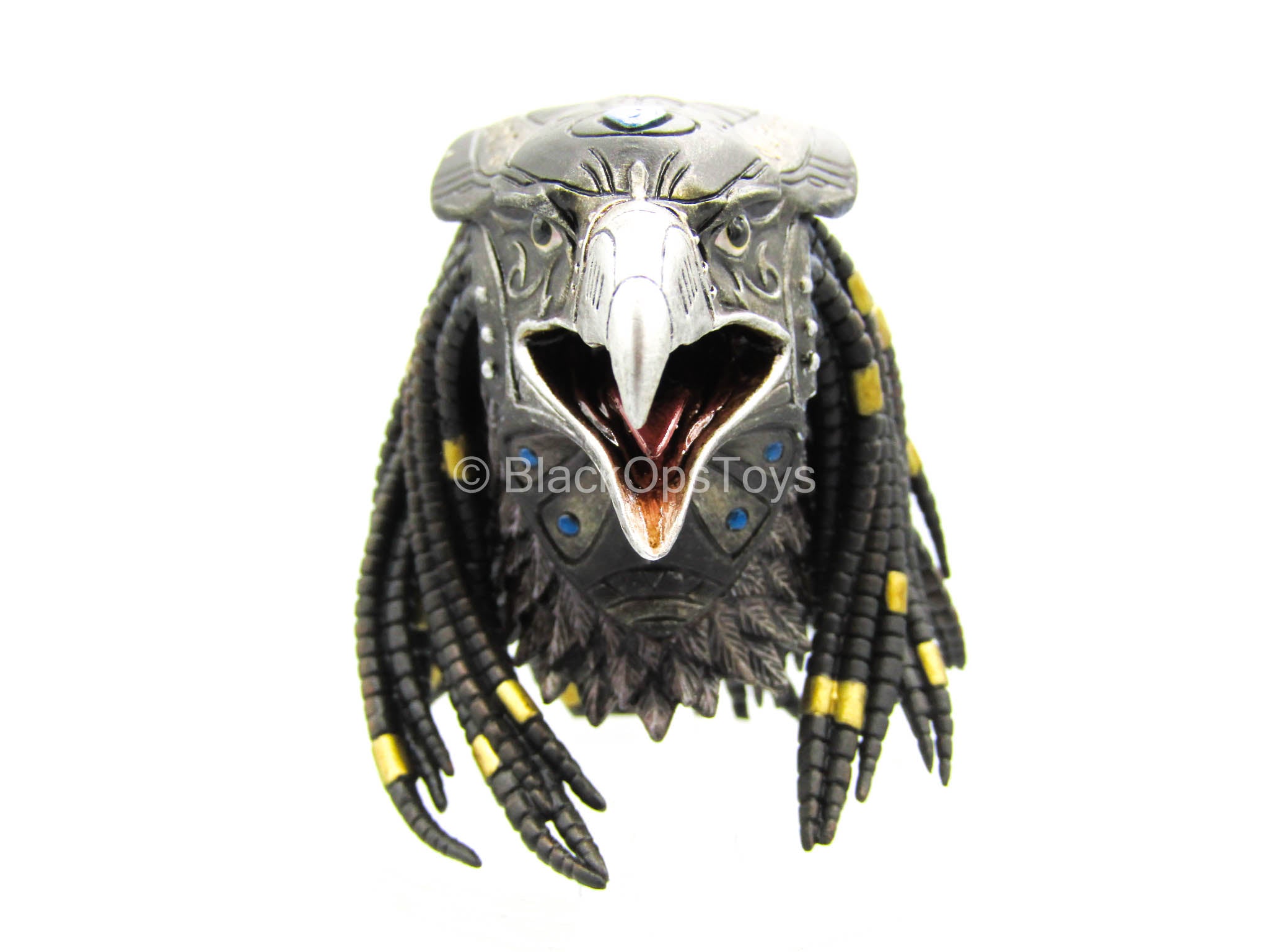 Horus Guardian of Pharaoh - Silver - Falcon Open Mouth Head Sculpt ...