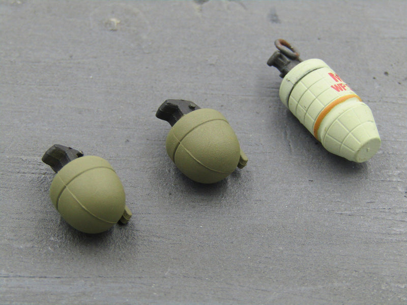 US ARMY - Vietnam 1st Lt Longgrear - Grenade Set (x3) – BlackOpsToys