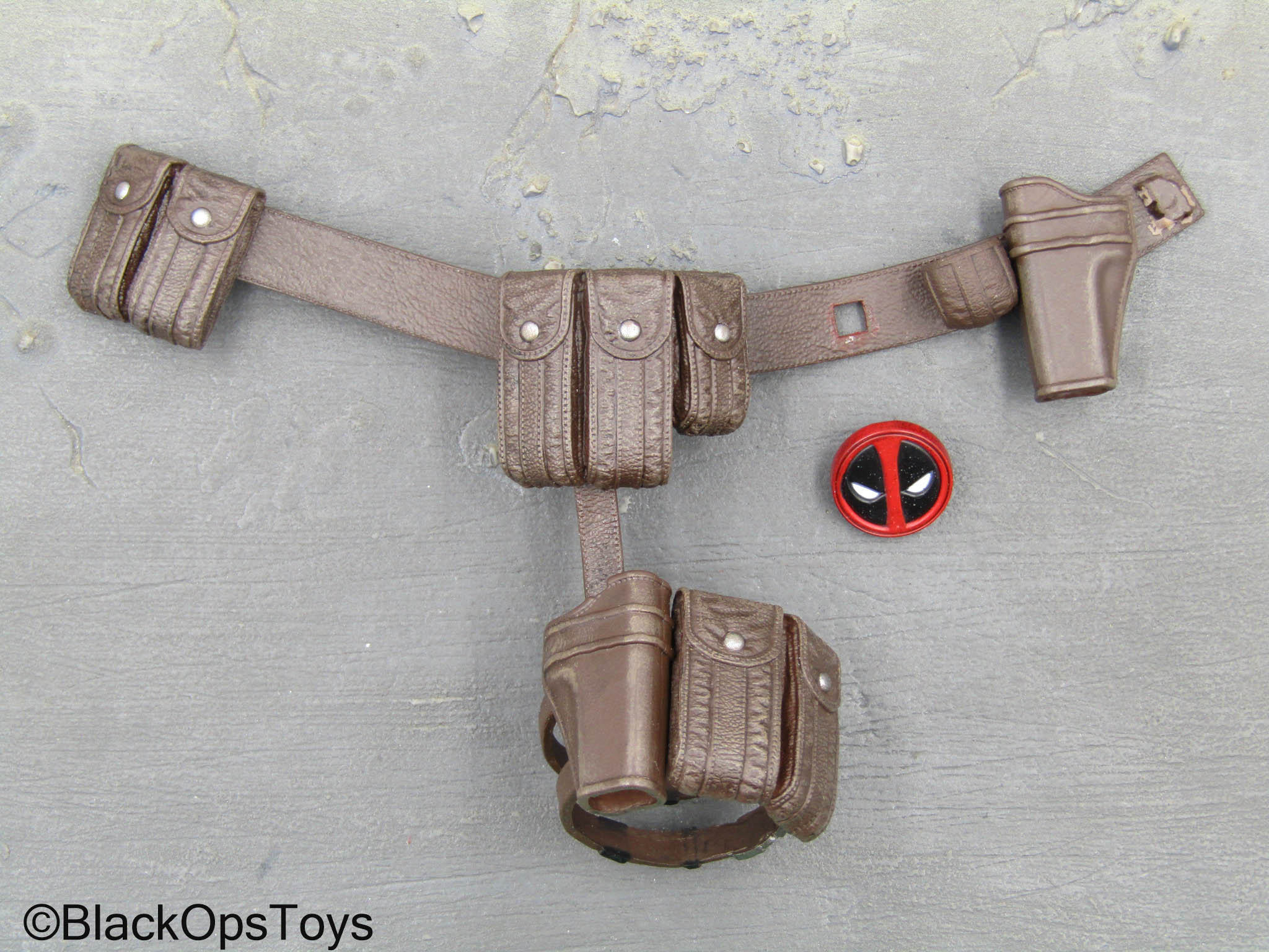 Zombie Deadpool - Brown Utility Belt w/Drop Leg Pouch – BlackOpsToys